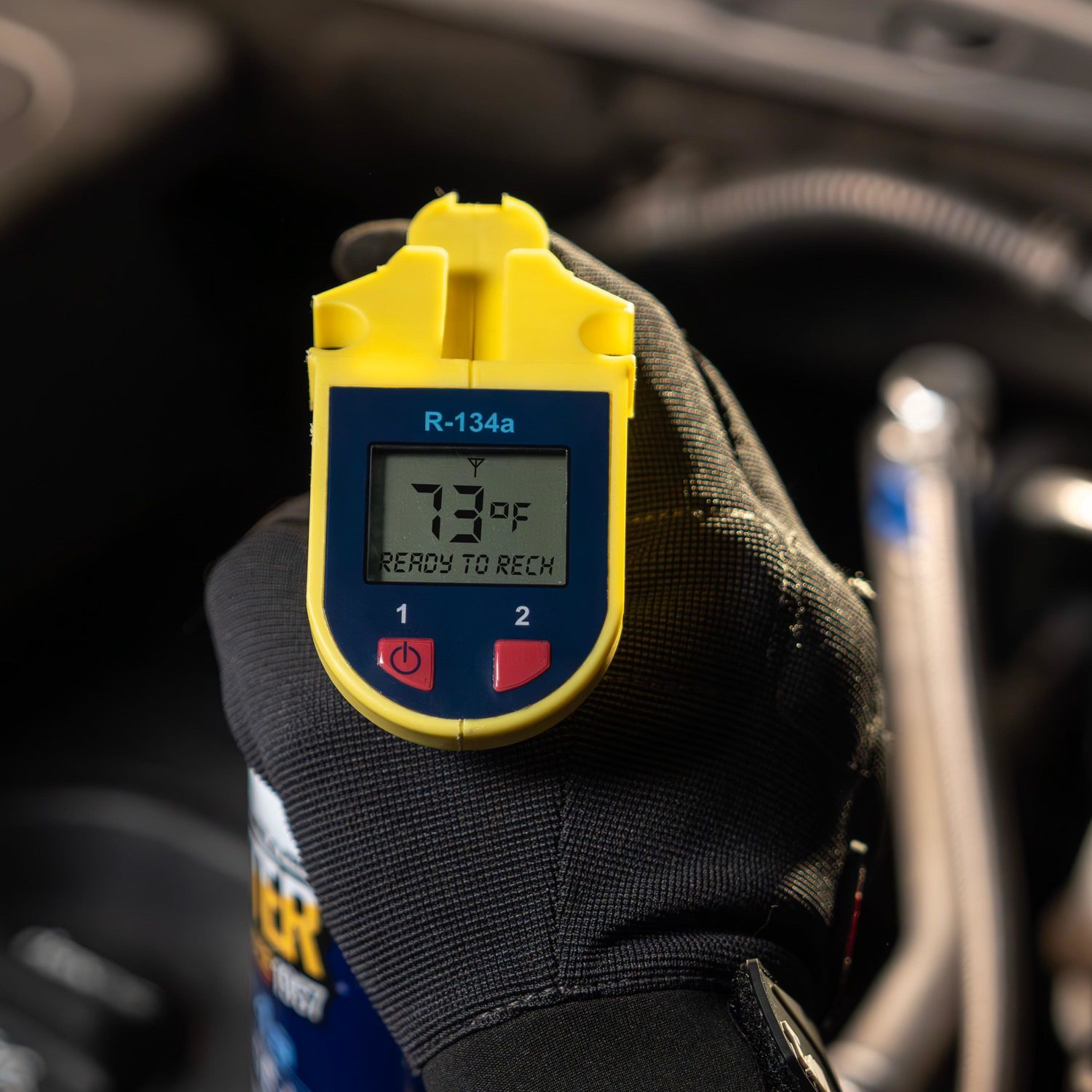 B'laster R-134a Refrigerant Kit with Stop Leak and Charging Hose 18oz