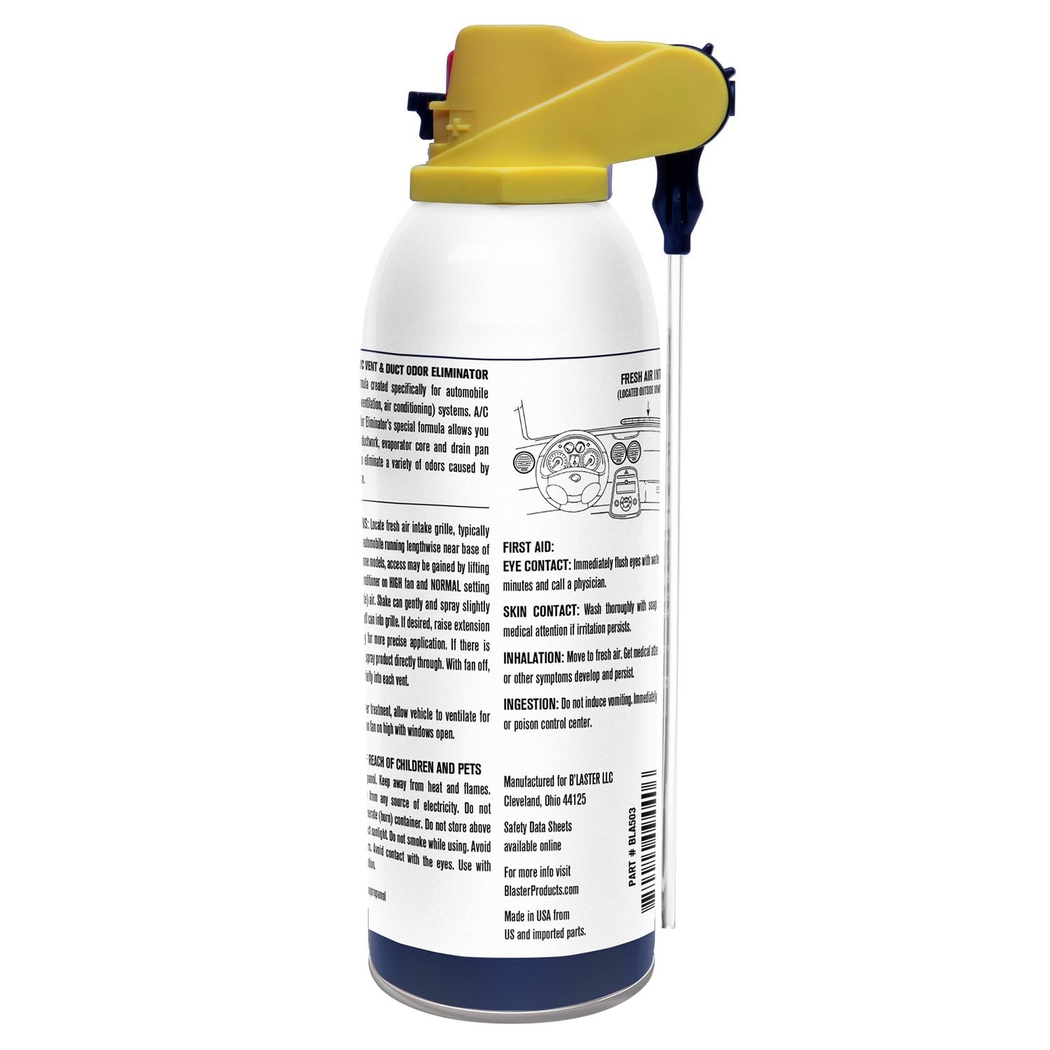 B'laster AC Vent and Duct Cleaner 10oz