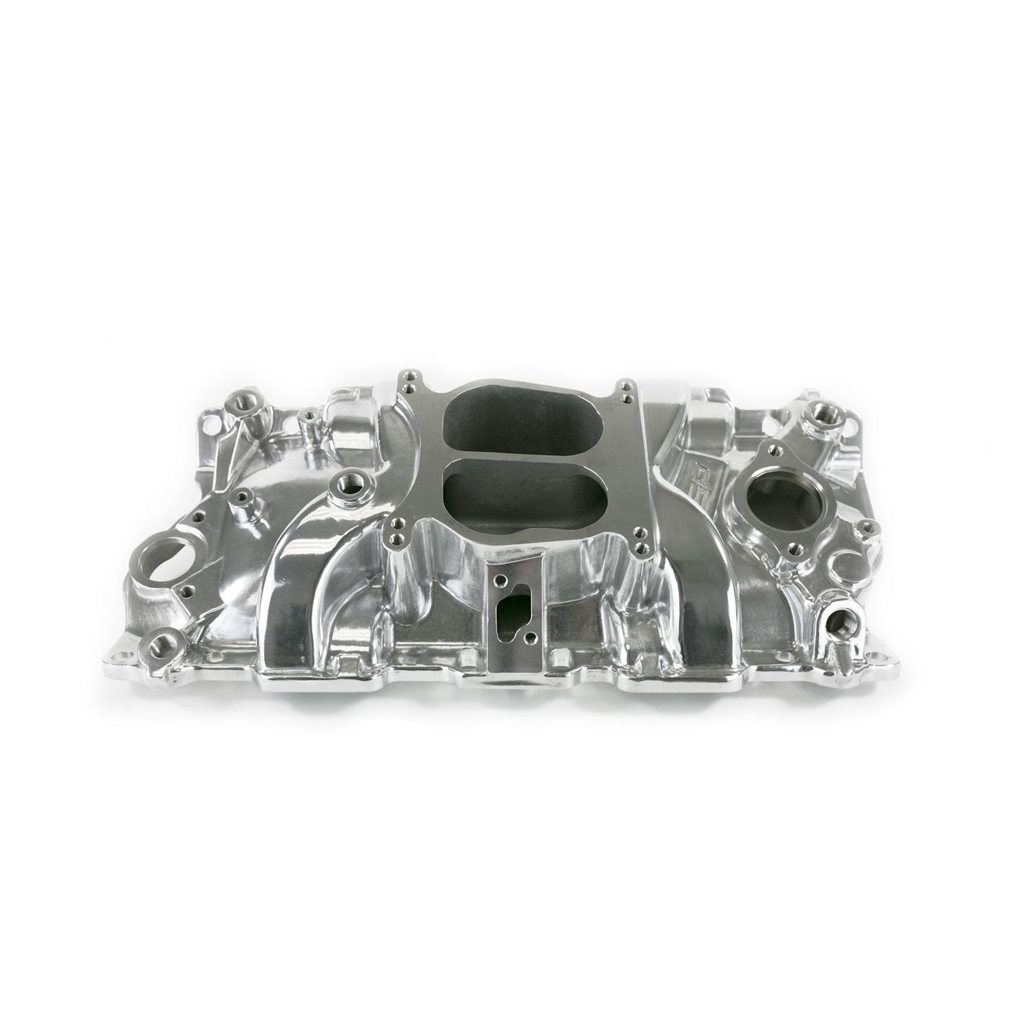 Top Street Performance Polished Aluminum Chevy Small Block Carb Dual ...