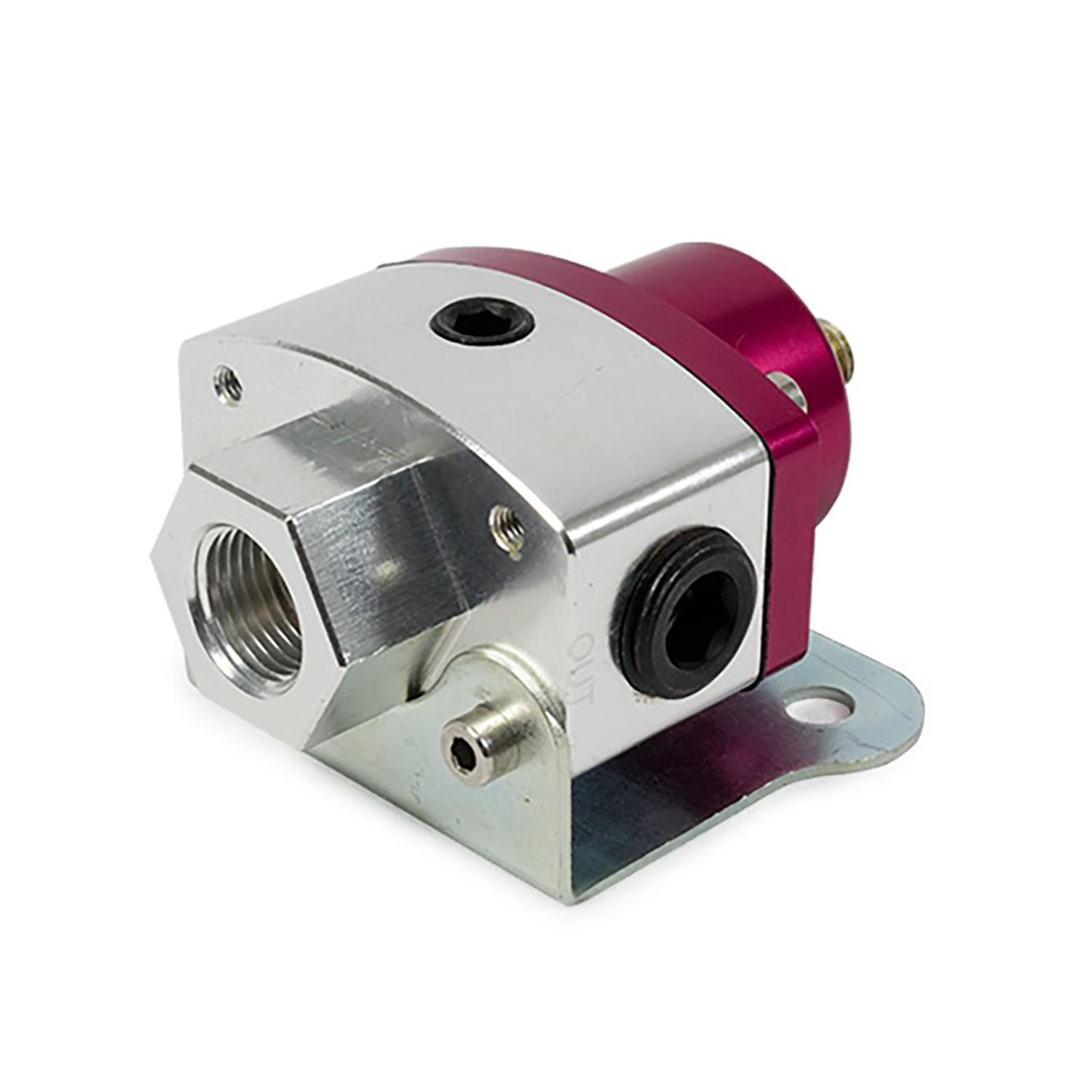 Top Street Performance 5 to 12 PSI Red Anodized Aluminum Fuel Pressure ...