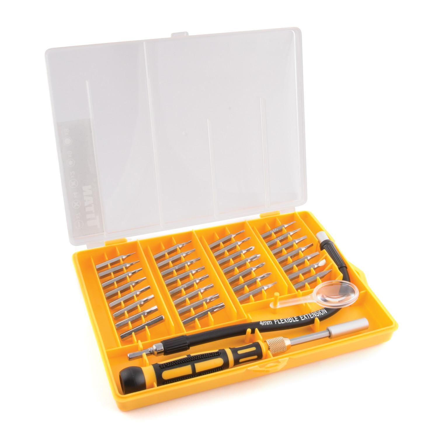 Titan Multi-Bit Screwdriver Master Bit Set, 33 Piece