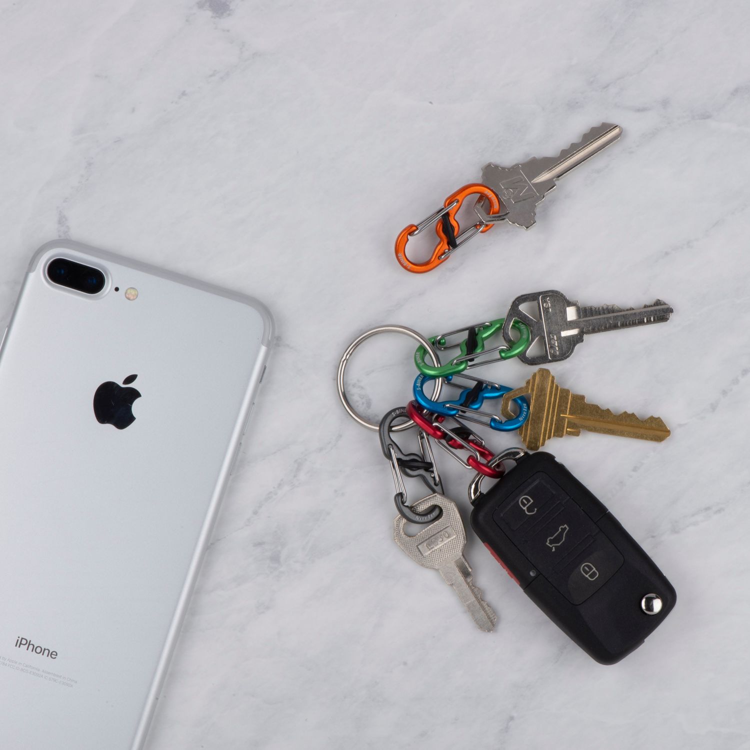 Nite Ize Aluminum S-Biner Microlock 5 Piece