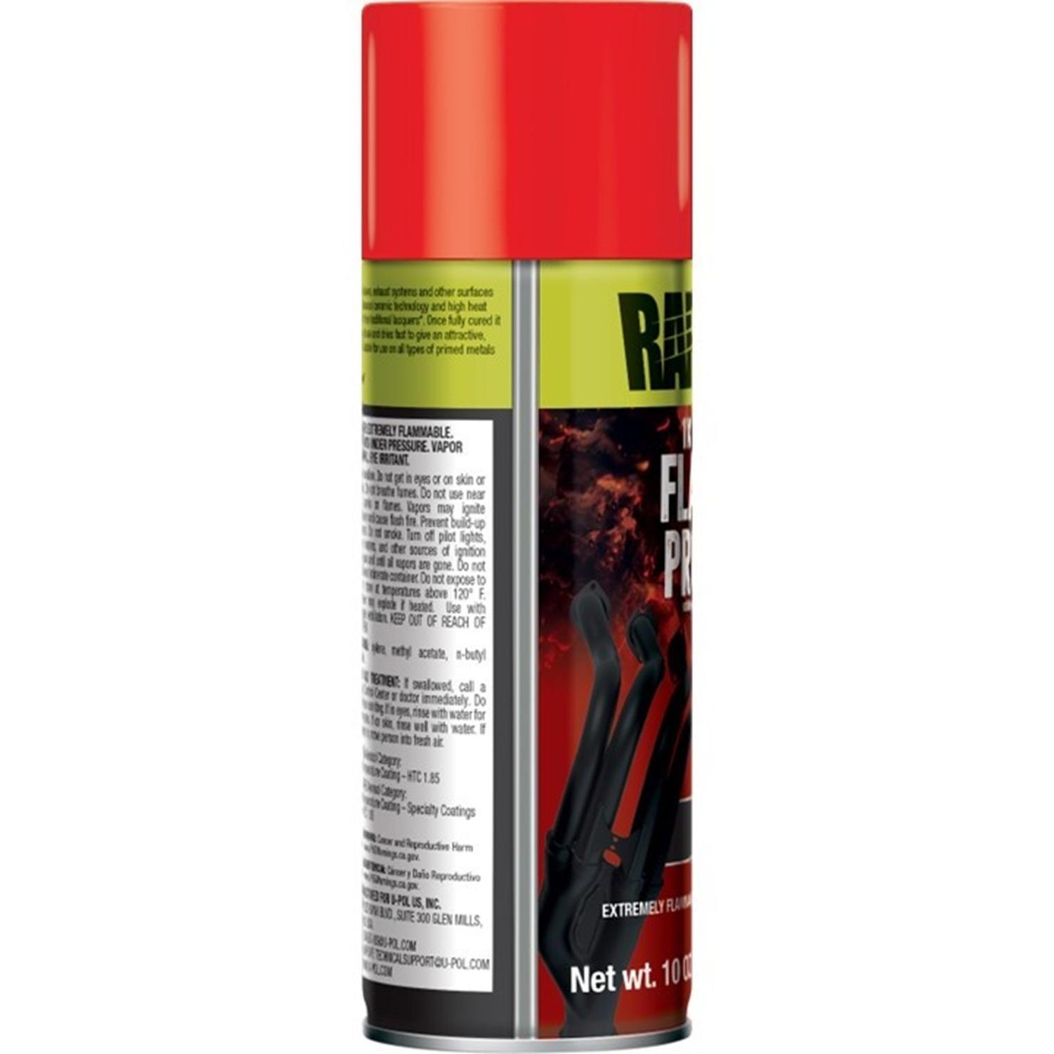 RAPTOR Flat Red Flameproof High Temp Paint