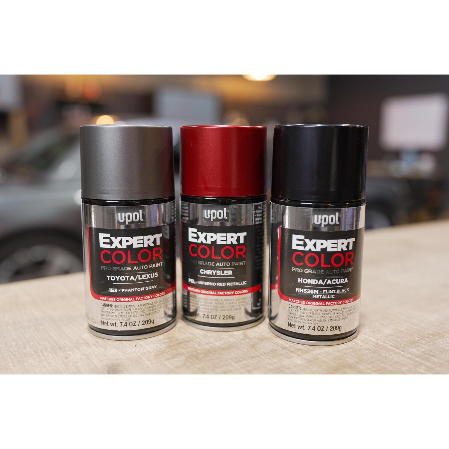U-POL Expert Color Touch Up Paint Black Metallic Paint Code NH526M