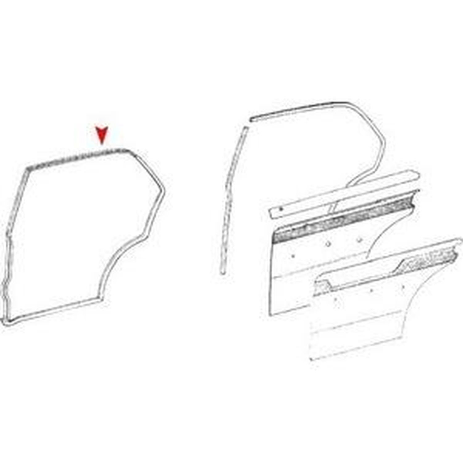 URO Parts Door Seal URO-000736