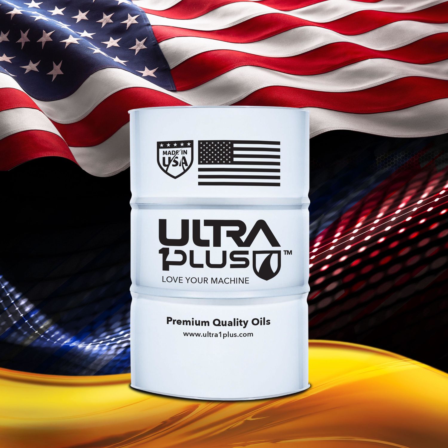 Ultra1Plus Full Synthetic 15W-40 Motor Oil 55 Gallon