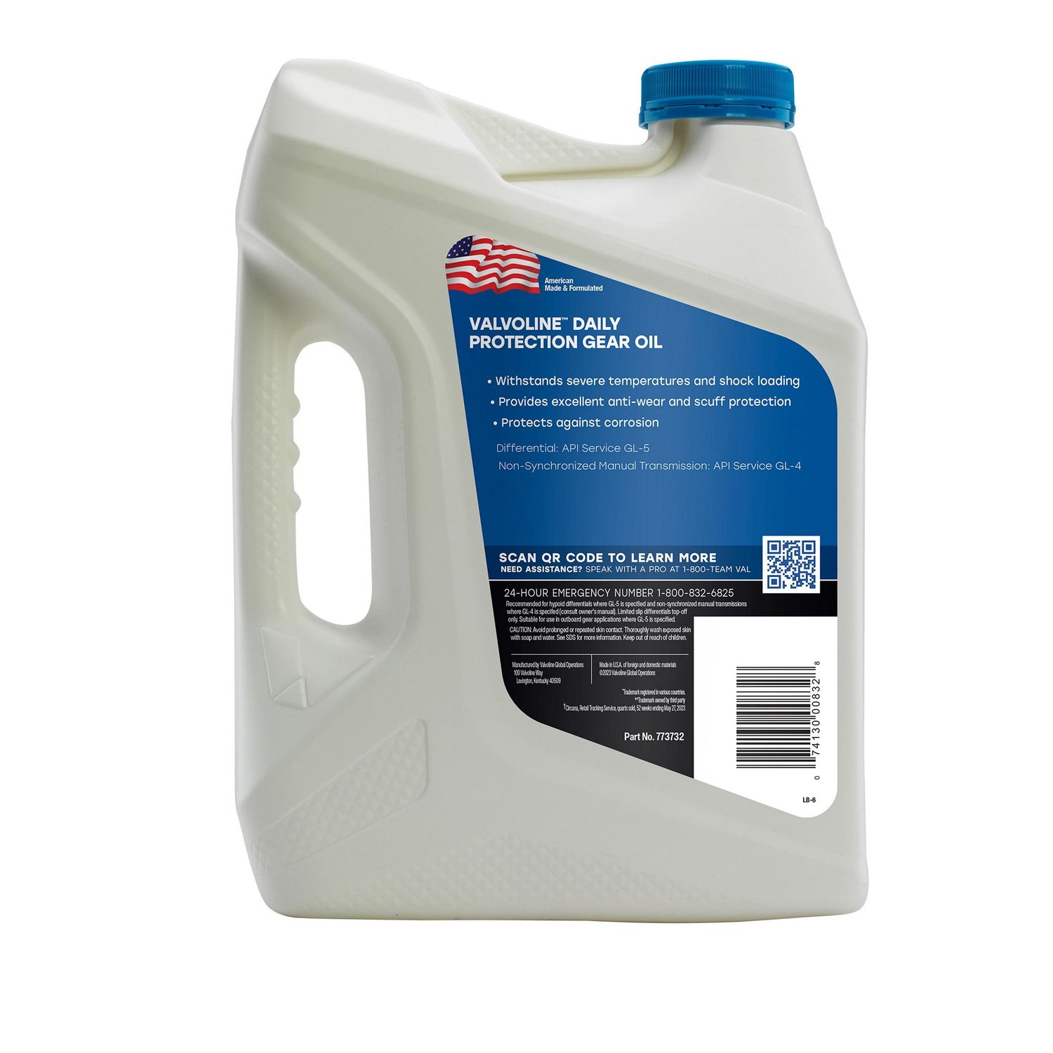 Valvoline High Performance 80W-90 Gear Oil 1 Gallon