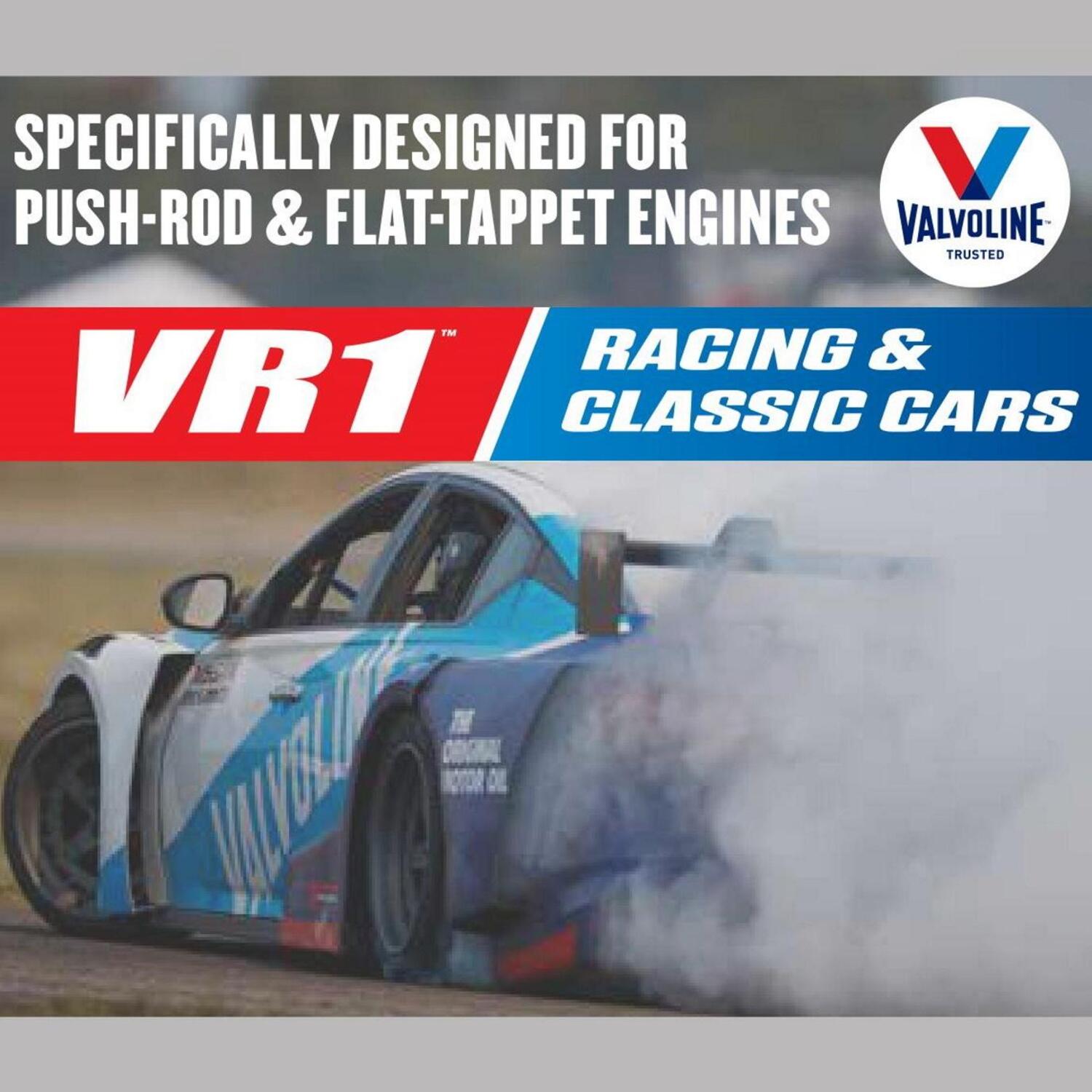 Valvoline VR1 Racing Conventional Engine Oil 20W-50 1 Quart