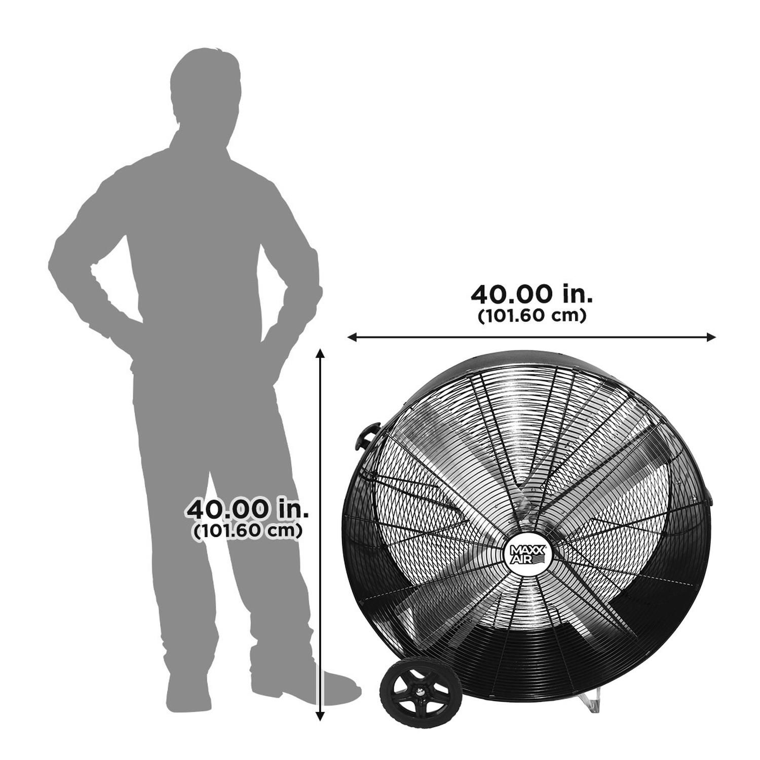 Ventamatic 36in Maxx Air Pro Flex 2-Speed Belt Drive Drum Fan