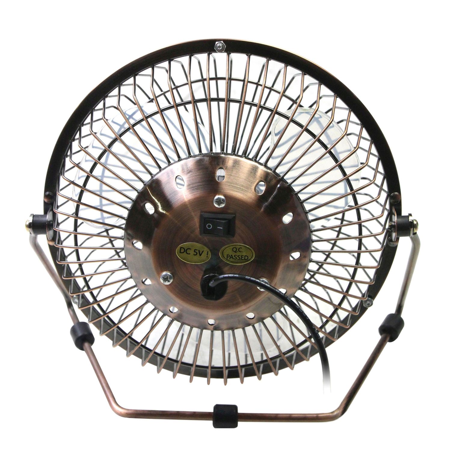 Ventamatic 6in DC Desk Fan with USB Plug