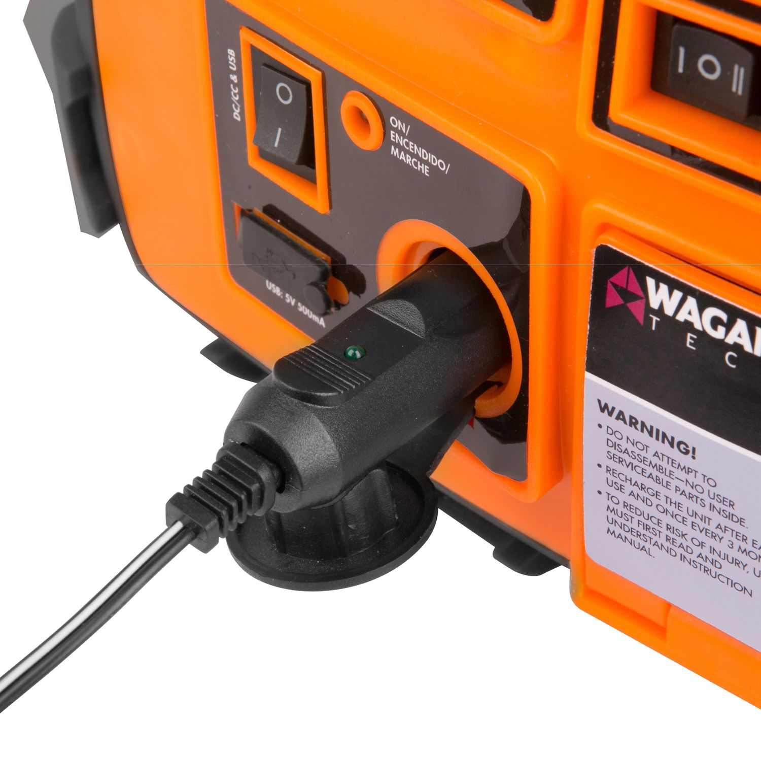 Wagan Power Dome NX2 Jump Starter, Bluetooth, Air Compressor, AC and DC ...
