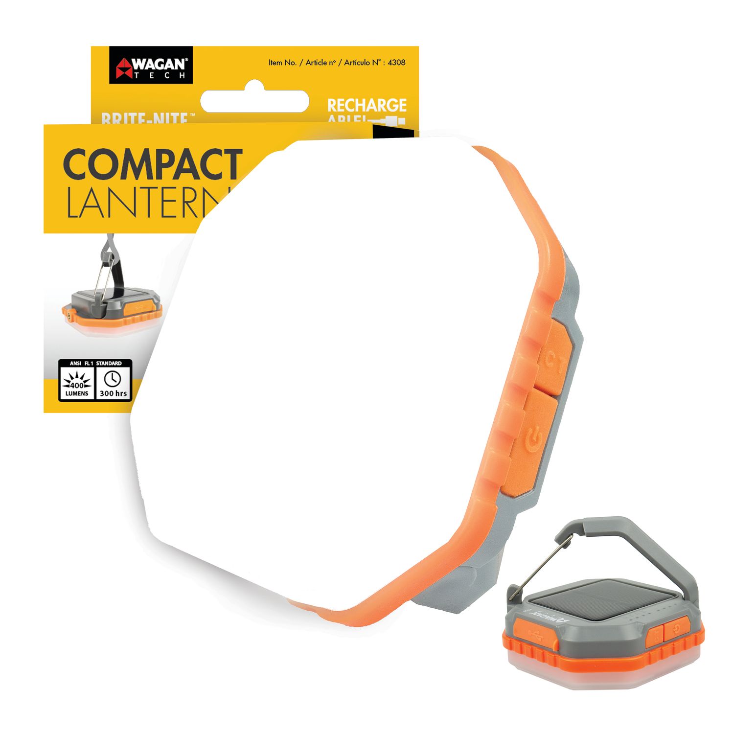 Wagan Brite-Nite Compact Lantern (Solar)