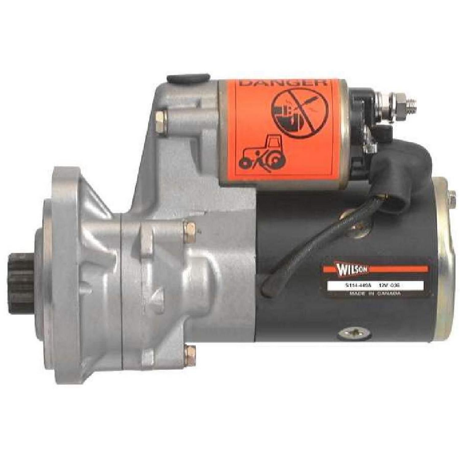 Wilson 12 Volt 1.4 KW Offset Gear Reduction New Starter Motor