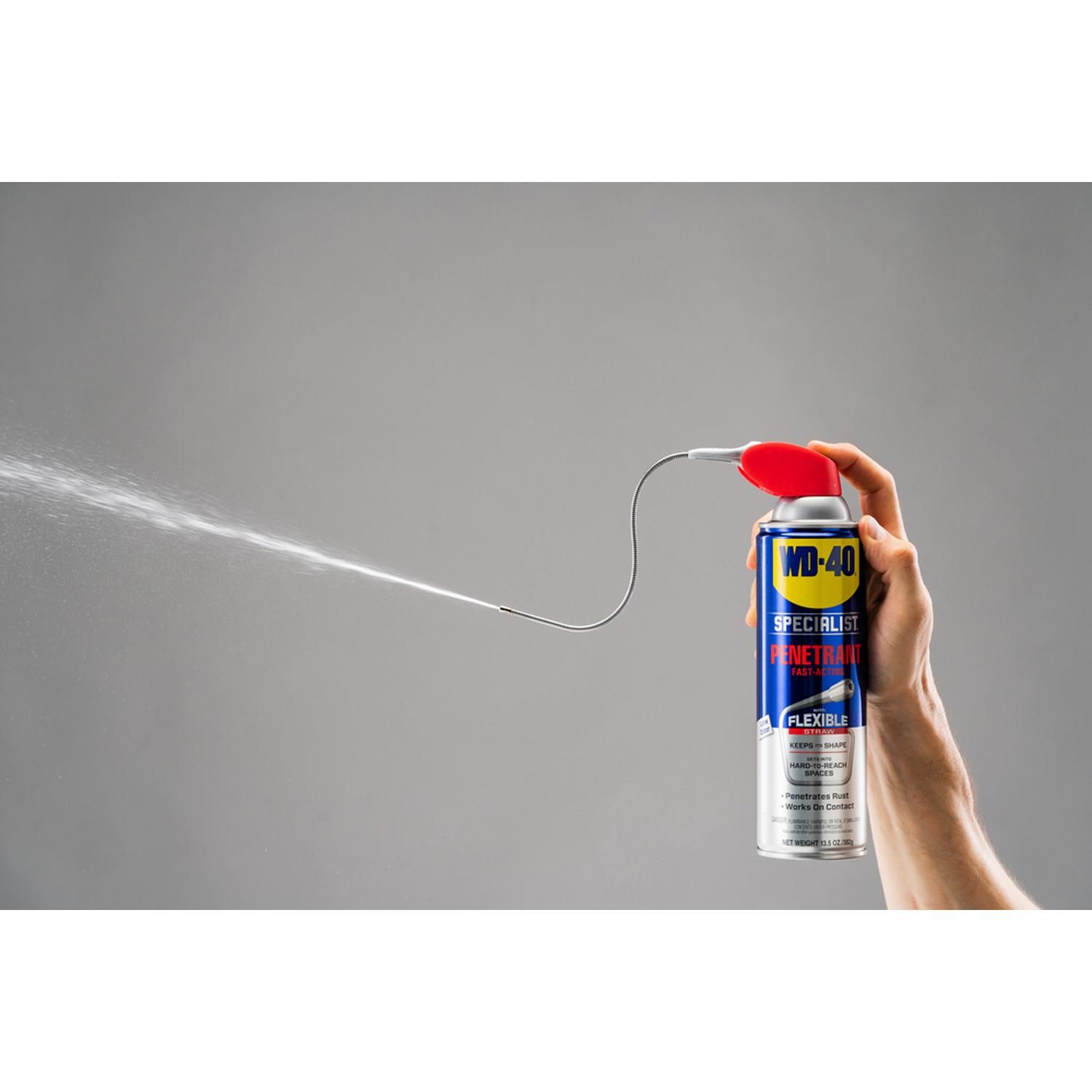 WD-40 Specialist Fast-Acting Penetrant Spray with Flexible Straw 13.5oz