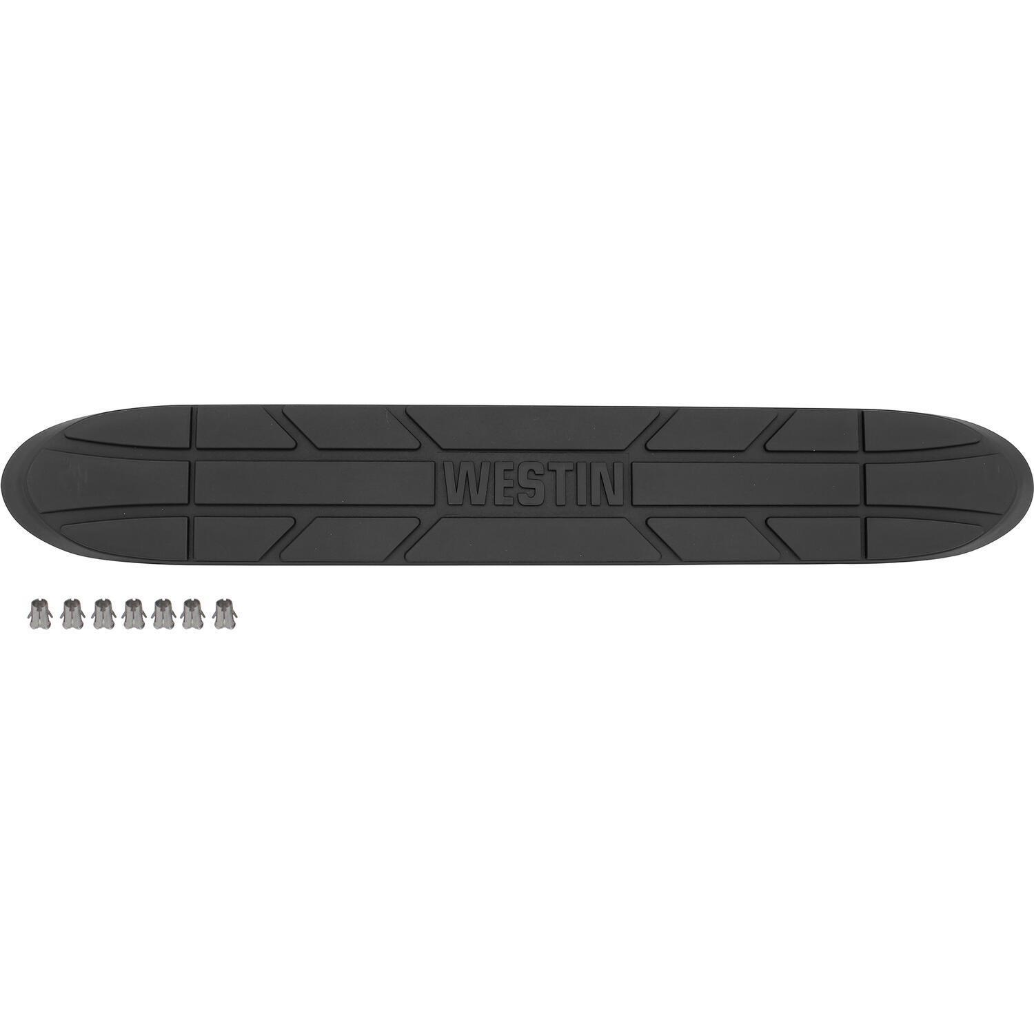 Westin 26in Oval Tube Step Pad Includes Barrel Clips