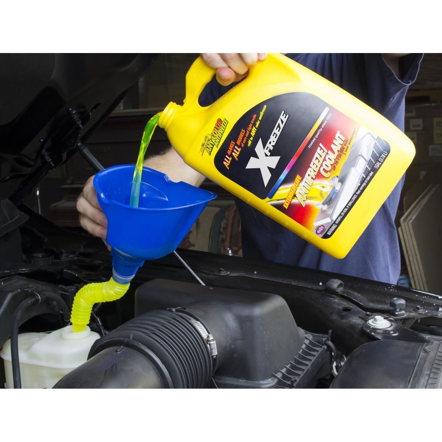 FloTool Blue Detachable Flex Funnel
