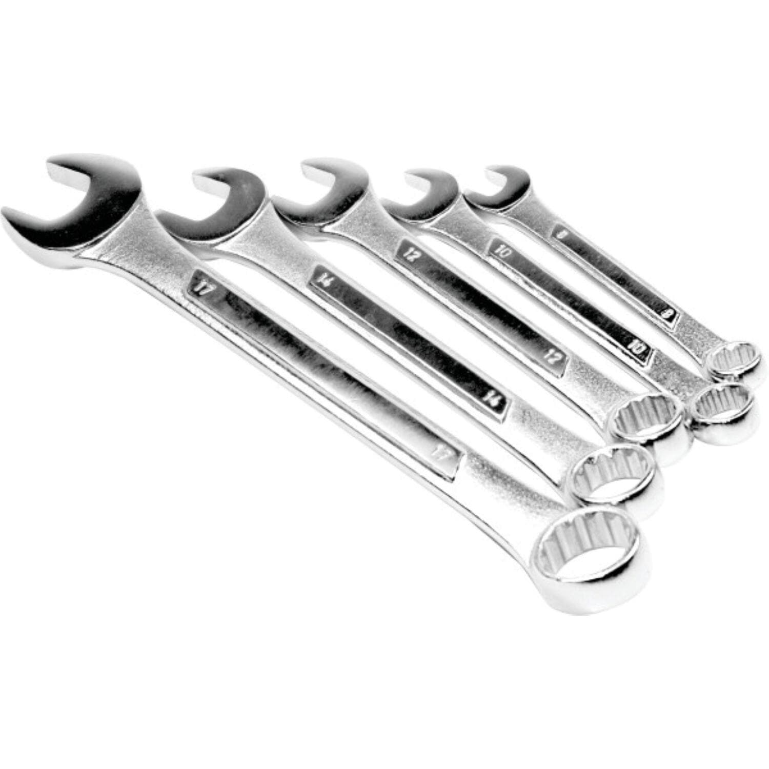 Performance Tool Metric Combo Wrench Set 5 Piece