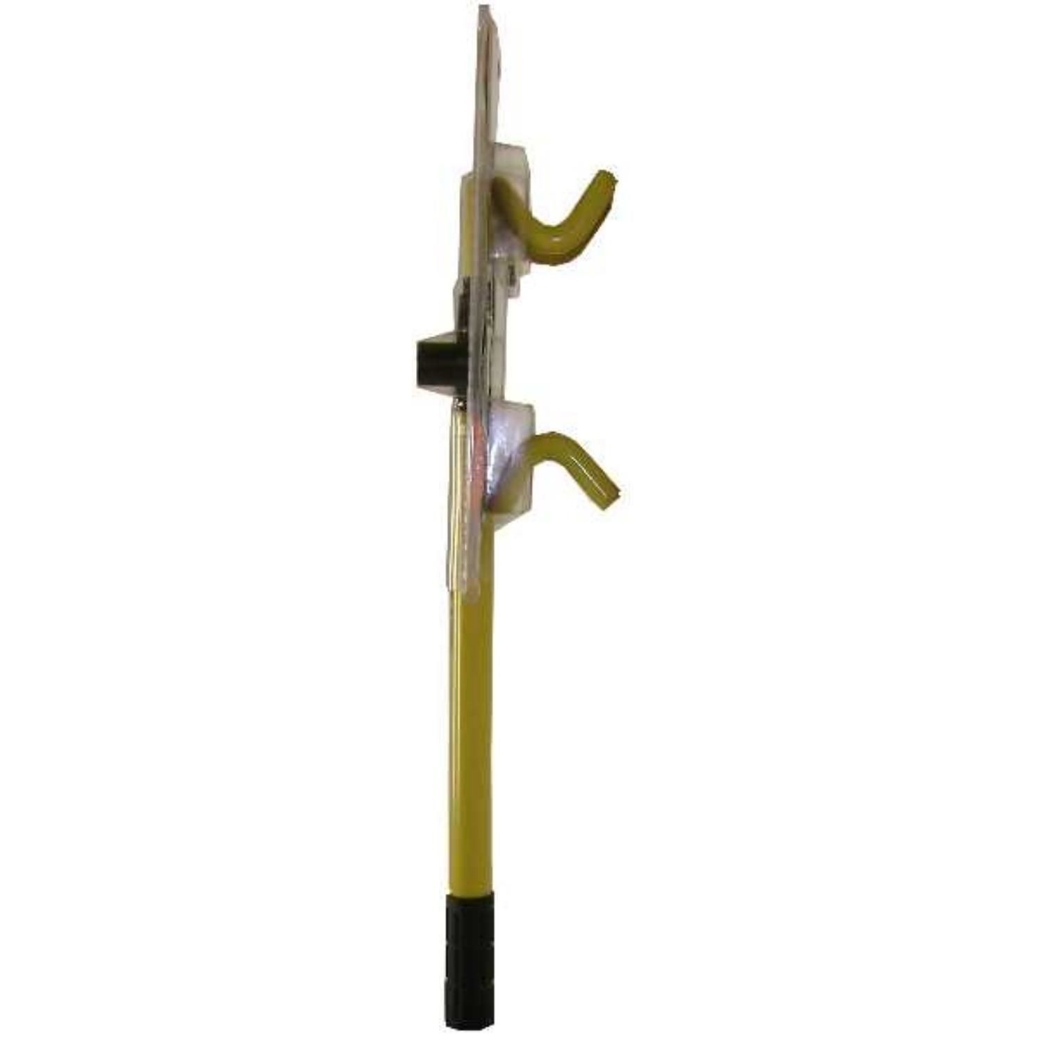 The Club Yellow Twin Hook Steering Wheel Security Lock