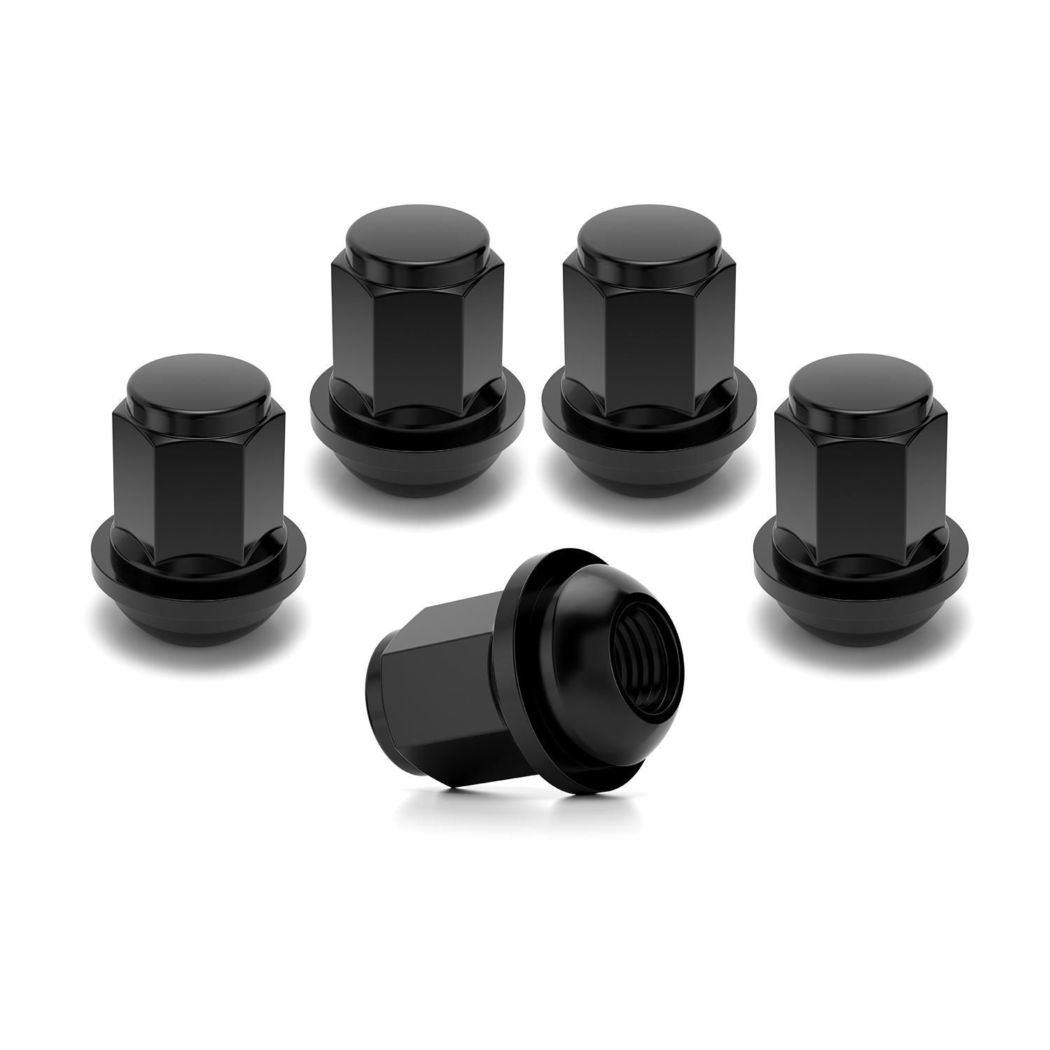 White Knight Wheel Lug Nut 1907WRBK-5