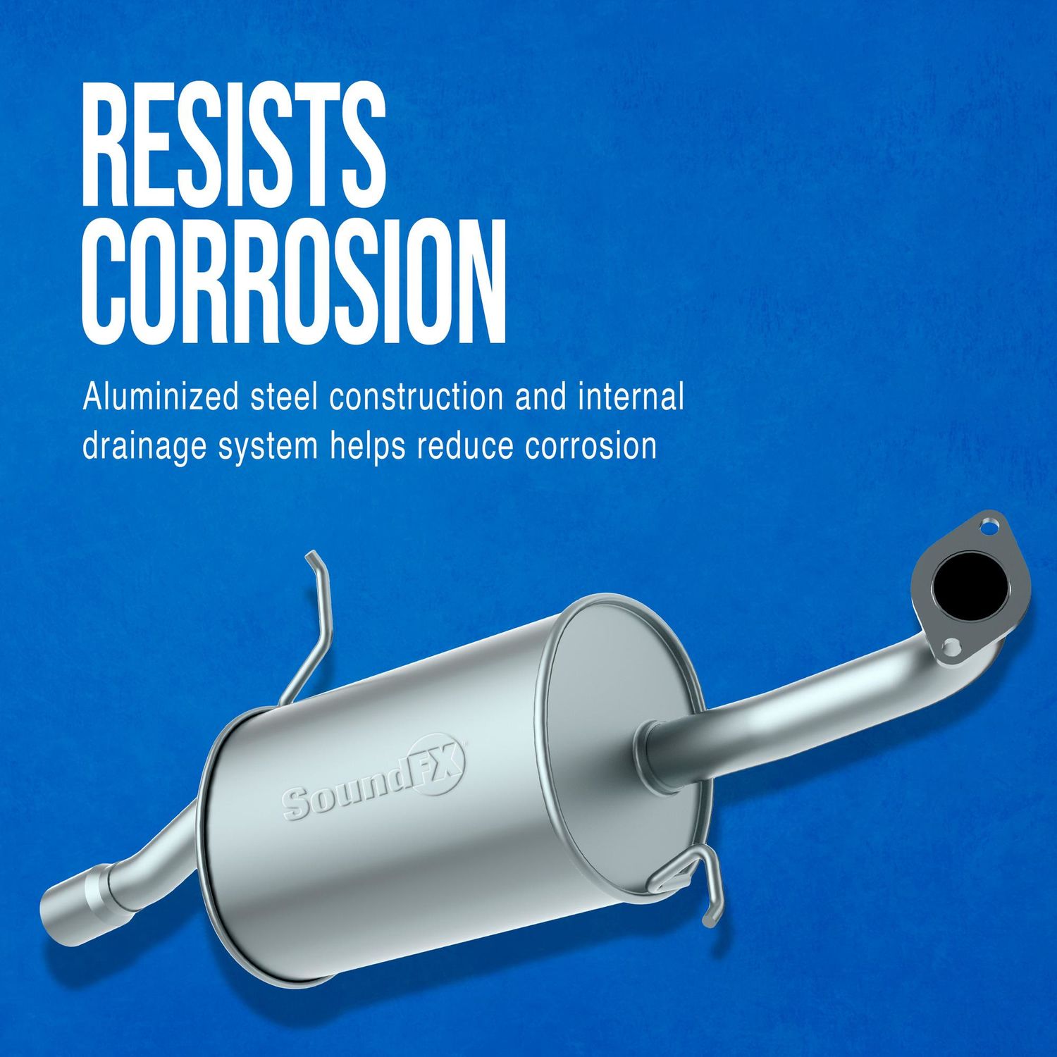 Walker Exhaust SoundFX Oval Pipe Connection Exhaust Muffler 18833