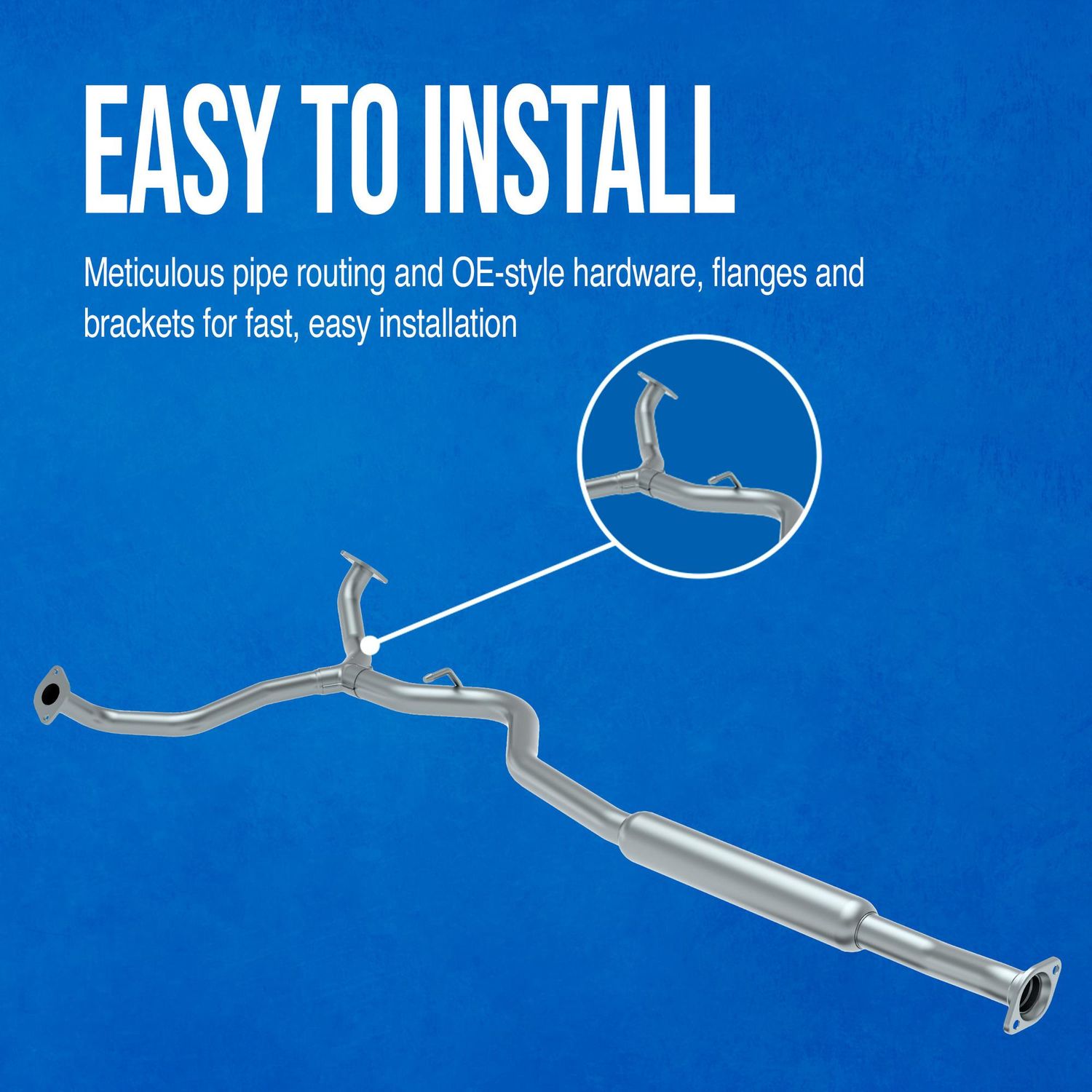Walker Exhaust Resonator and Pipe Assembly 47724
