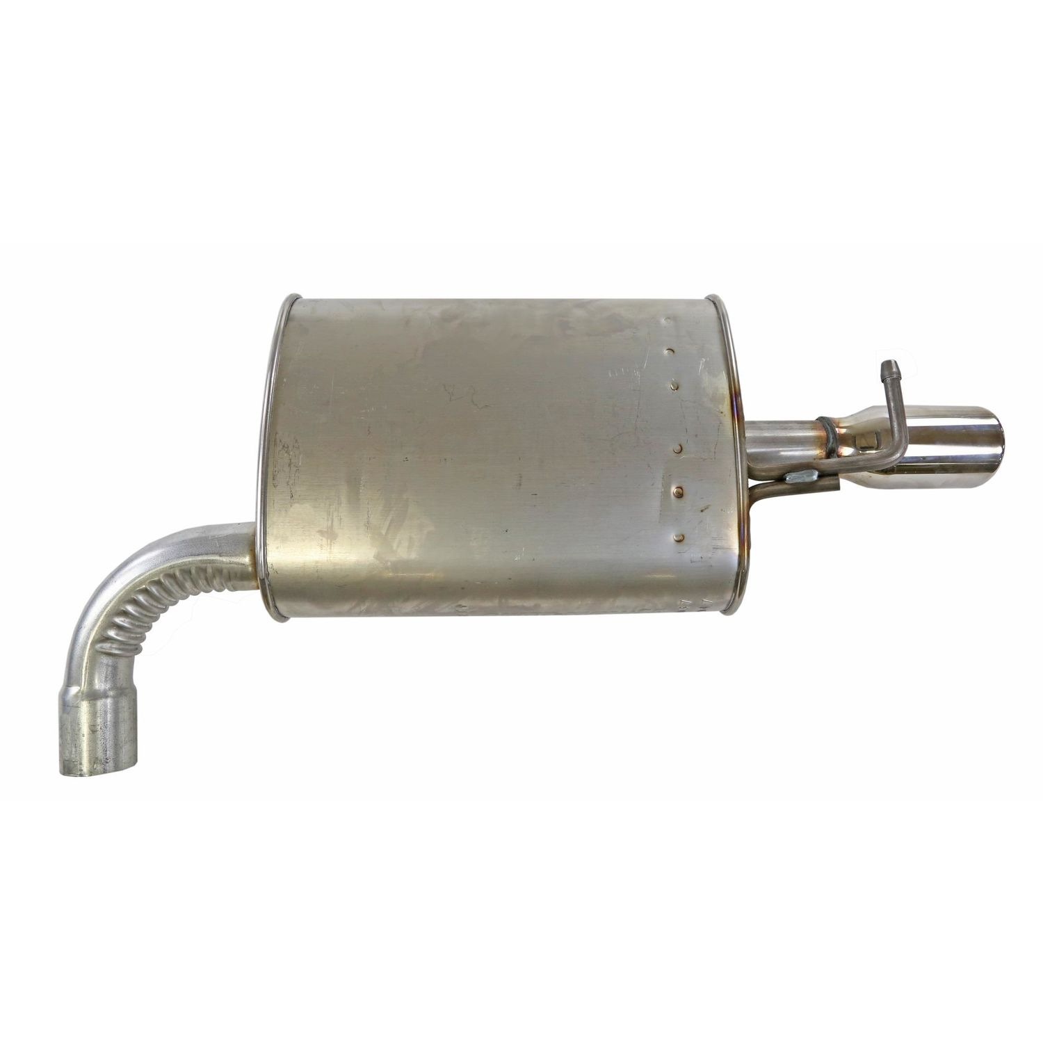 Walker Exhaust Quiet-Flow SS Pipe Connection Tip 3in Exhaust Muffler ...