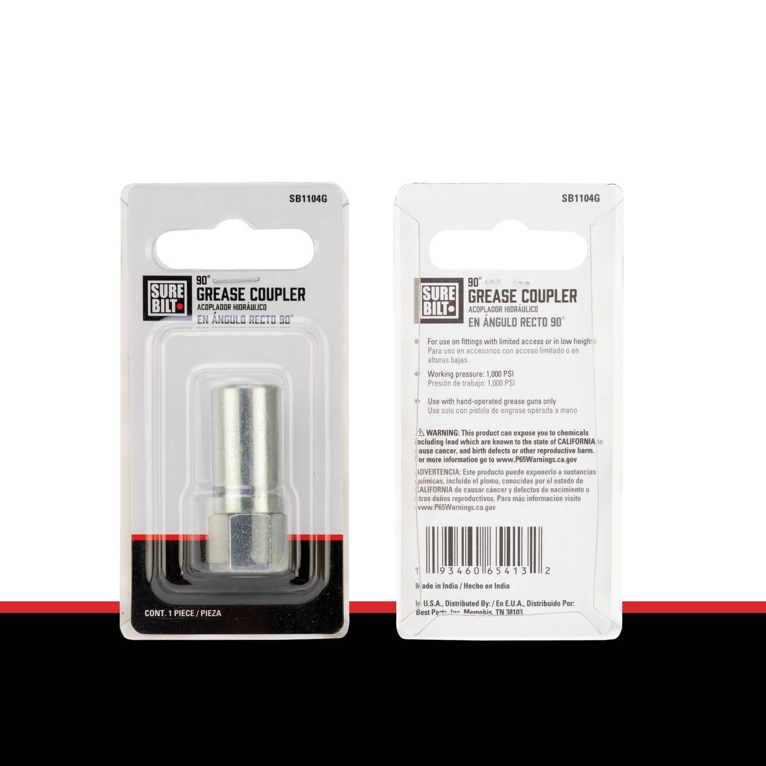 SureBilt 90 Degree Grease Gun Coupler