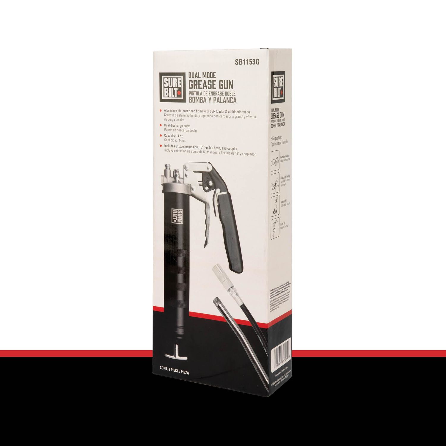 SureBilt Premium Pistol Grip Grease Gun