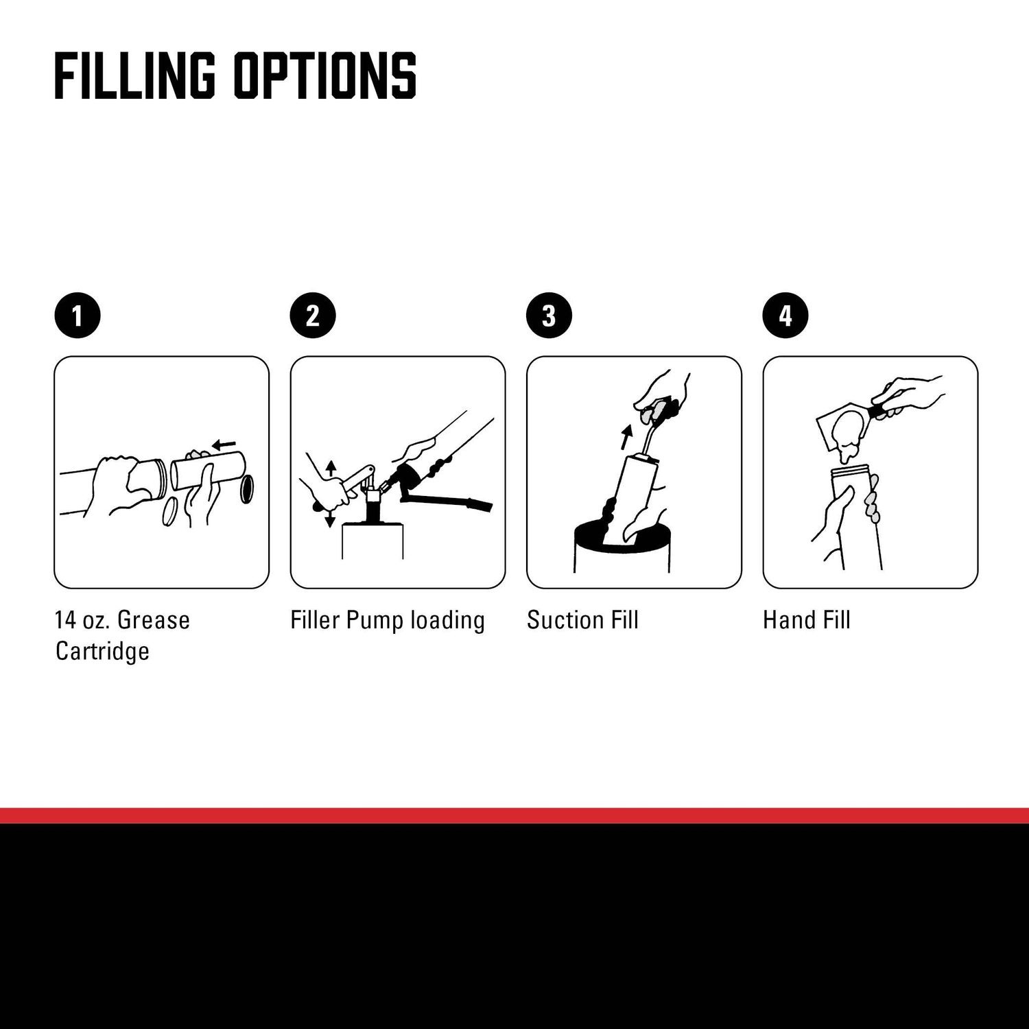 SureBilt Premium Pistol Grip Grease Gun