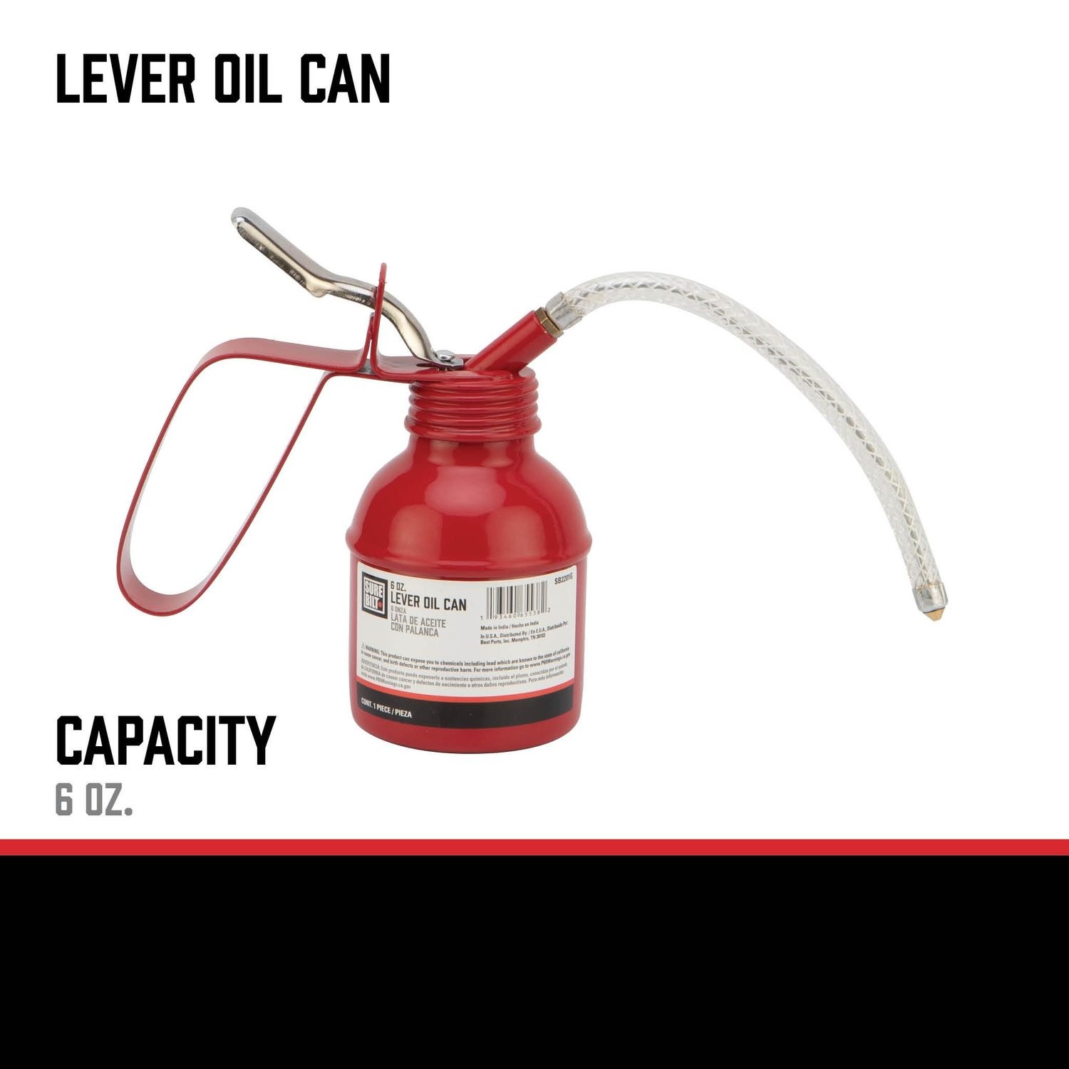 SureBilt Pistol Type Oiler 6oz