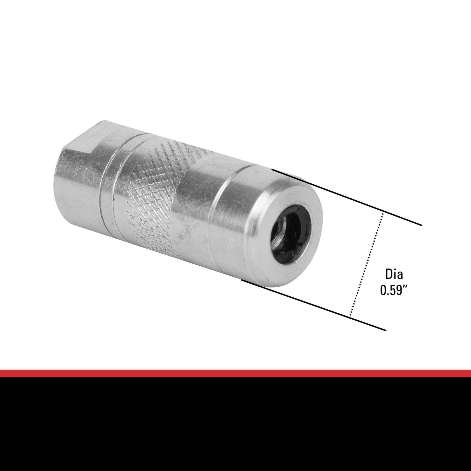 SureBilt 1/8in NPT Grease Gun Coupler, Only for Hand Operated Grease ...