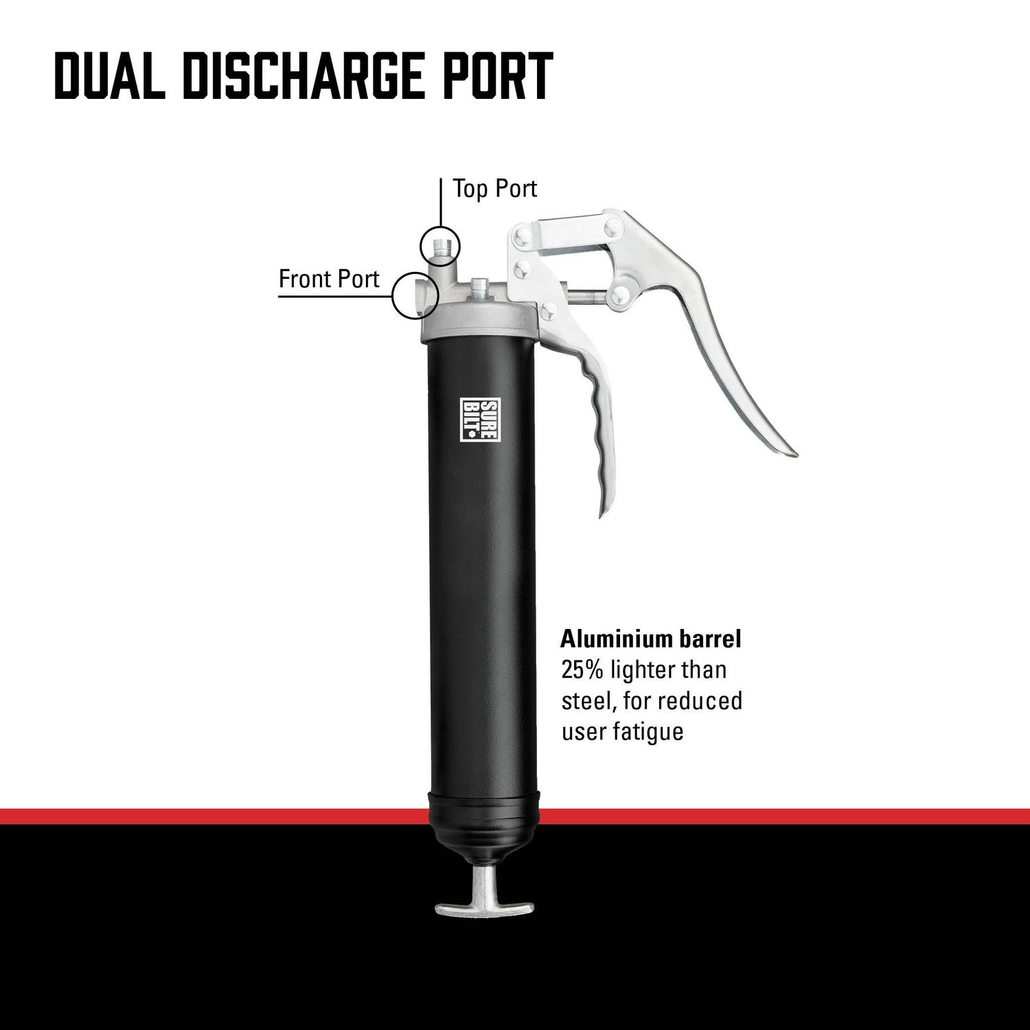 SureBilt Heavy Duty Pistol Grip Grease Gun