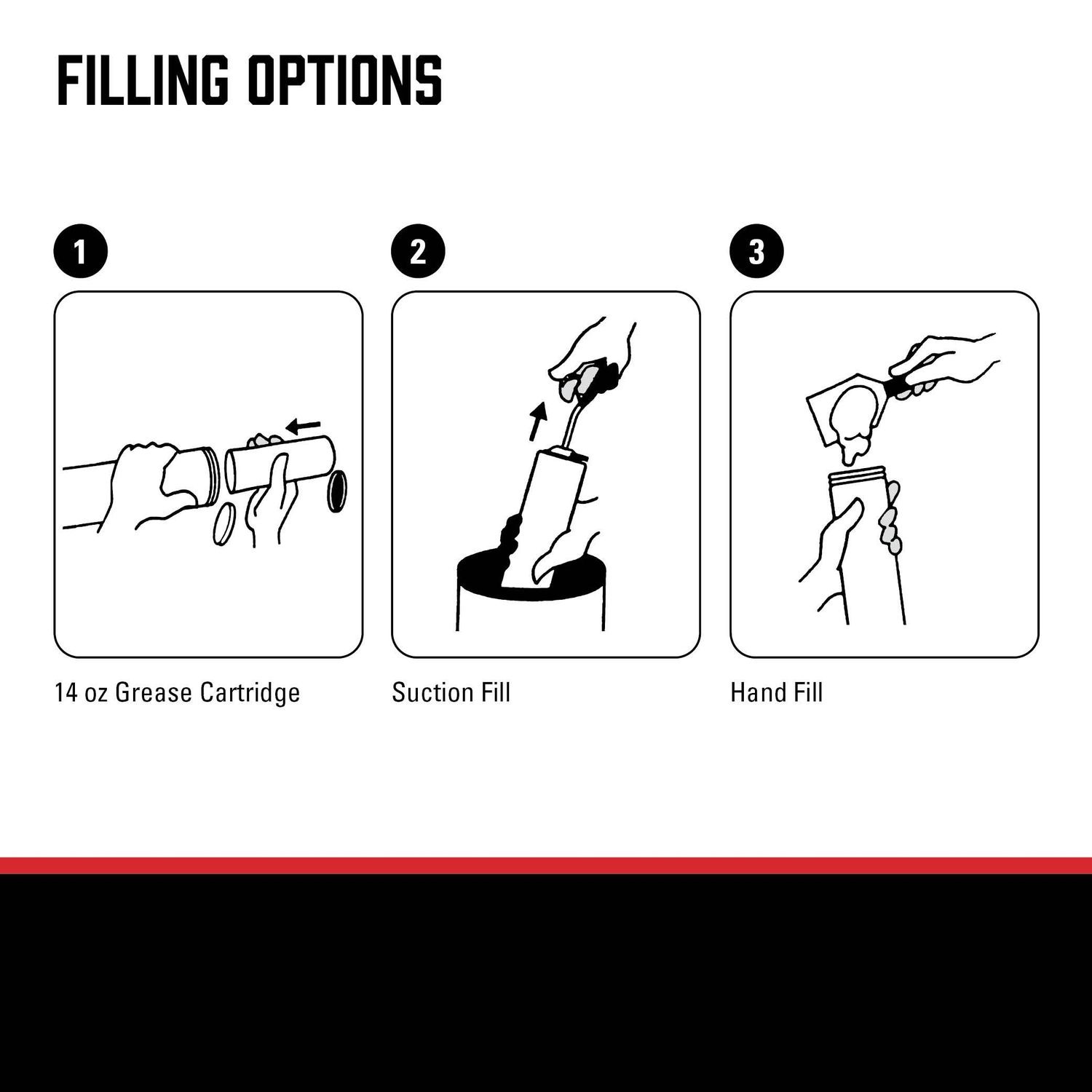 SureBilt Heavy Duty Pistol Grip Grease Gun