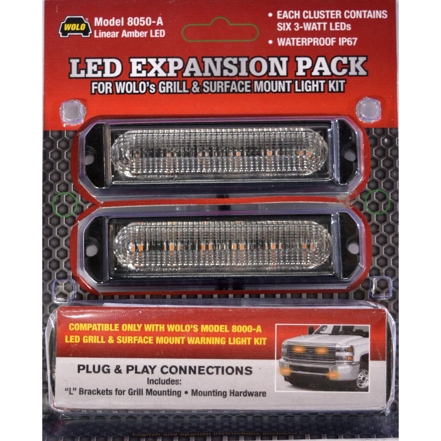 Wolo Amber LED Grill and Surface Expansion Pack