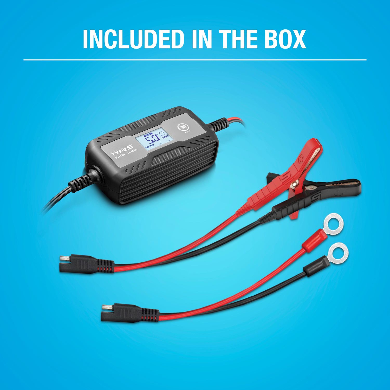 TYPE S 10 Amps Battery Charger and Maintainer AC532575-1