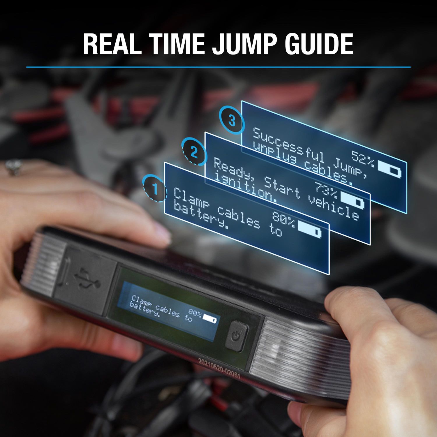 TYPE S 12 Volt 6.0L Jump Starter and 10,000mAh Power Bank AC532781-1