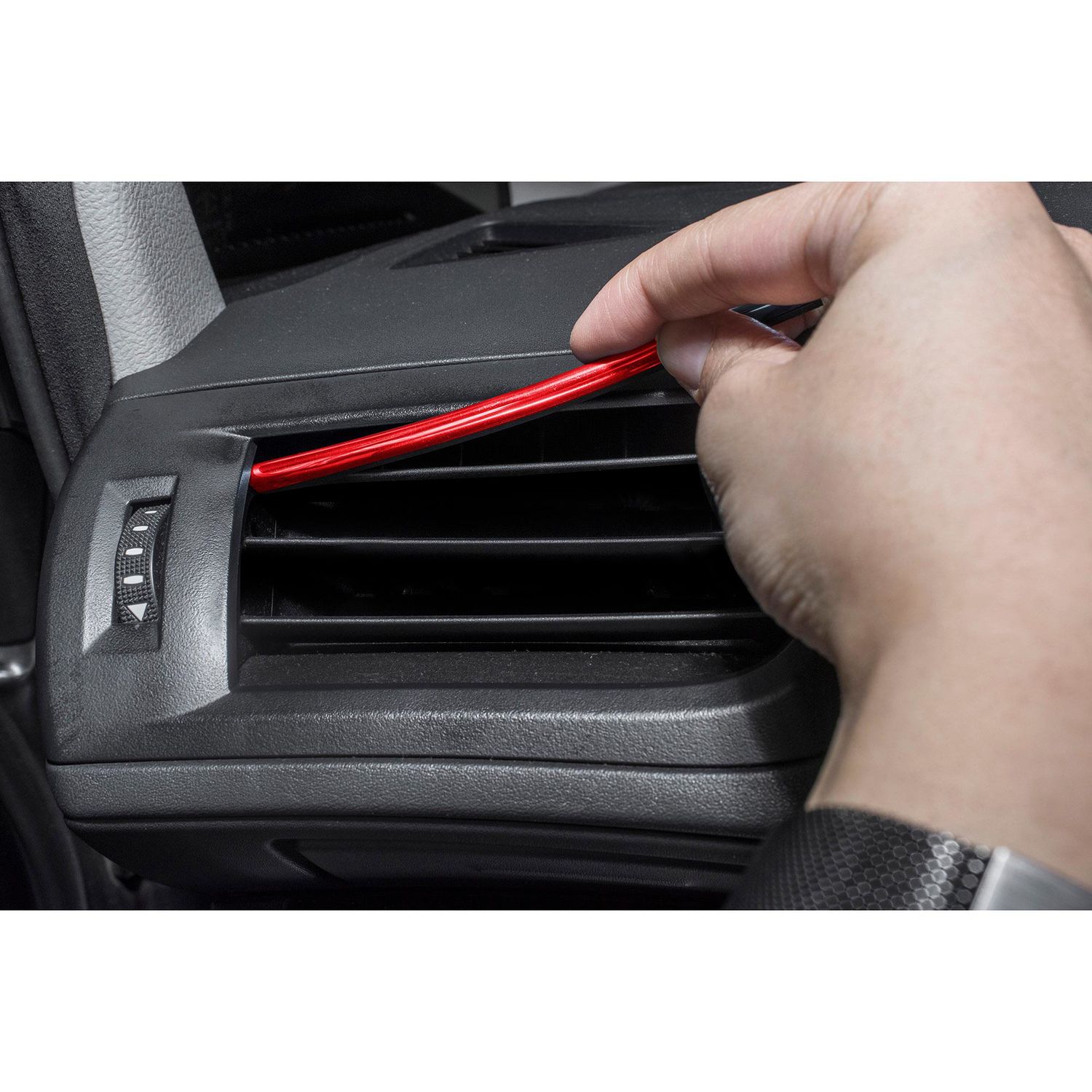 TYPE S Red Chrome Air Vent Blade Accent