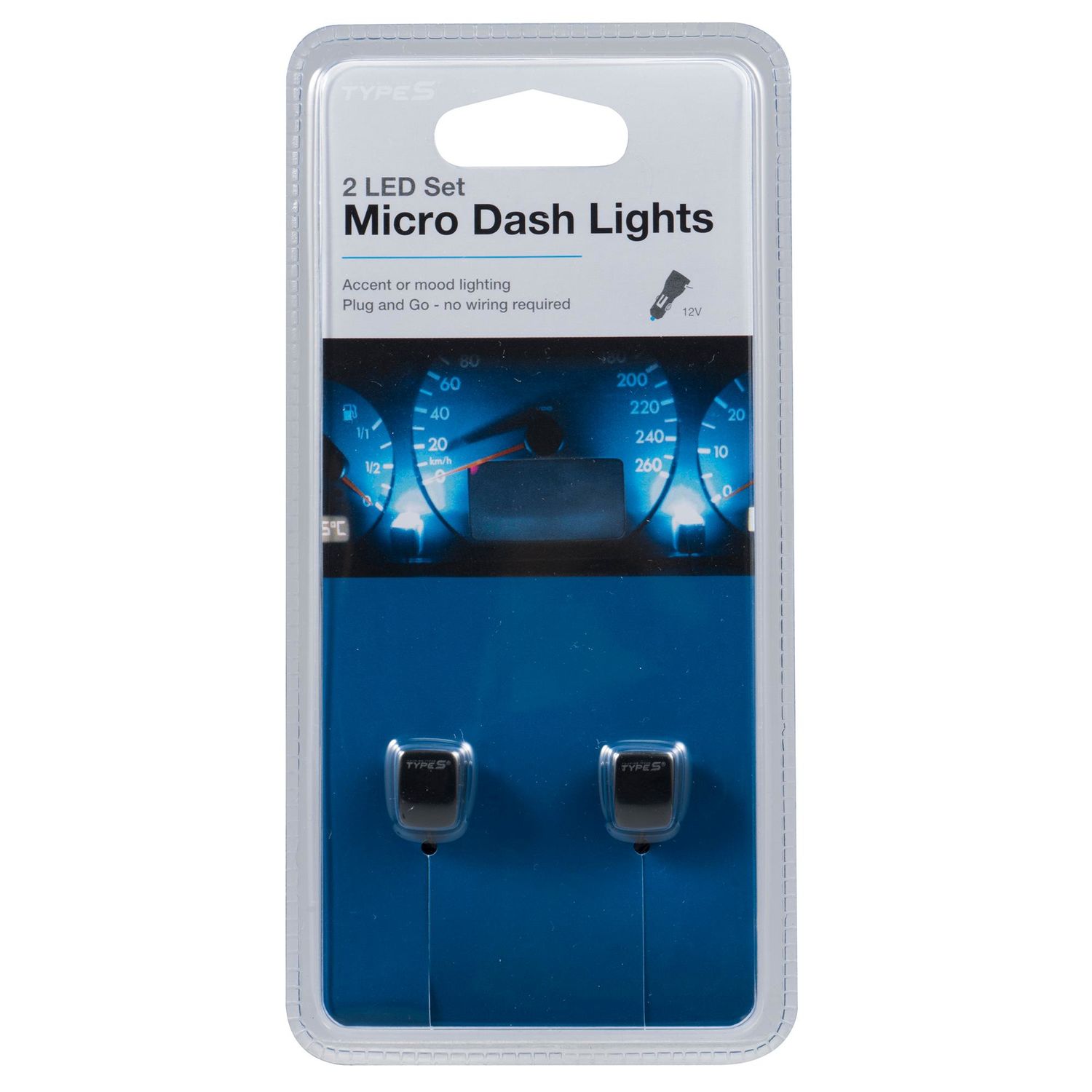 TYPE S Accessories Grey Micro Dash Lights