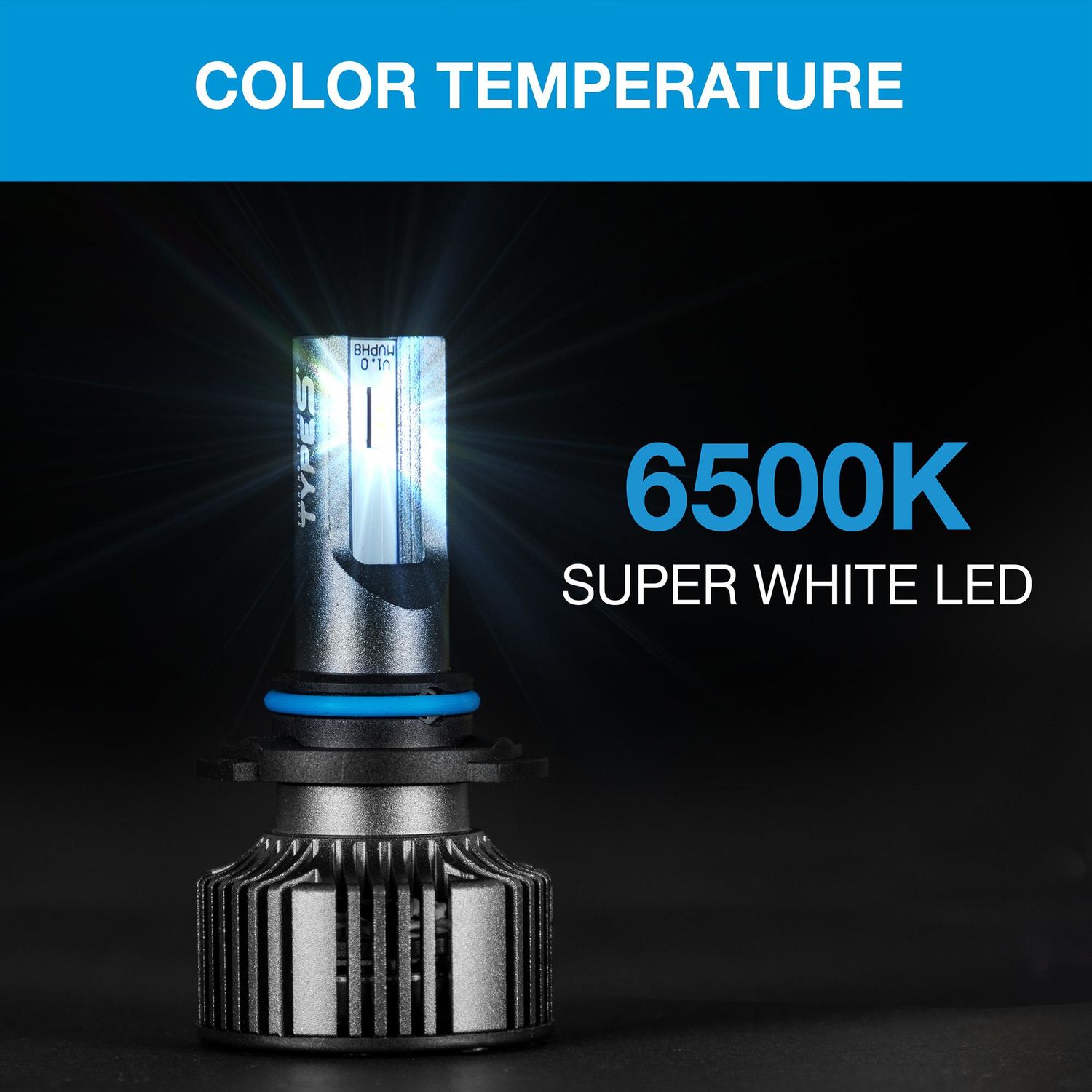 TYPE S H8, H9, H11 and H16 Smart LED Fog Light Single Beam Replacement