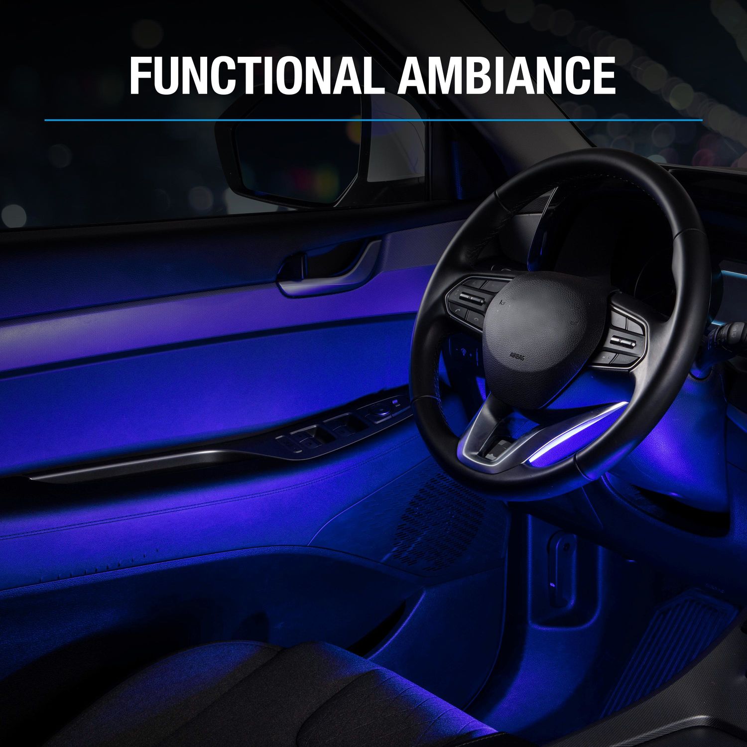 Type S 24in Blue LED Tri Directional