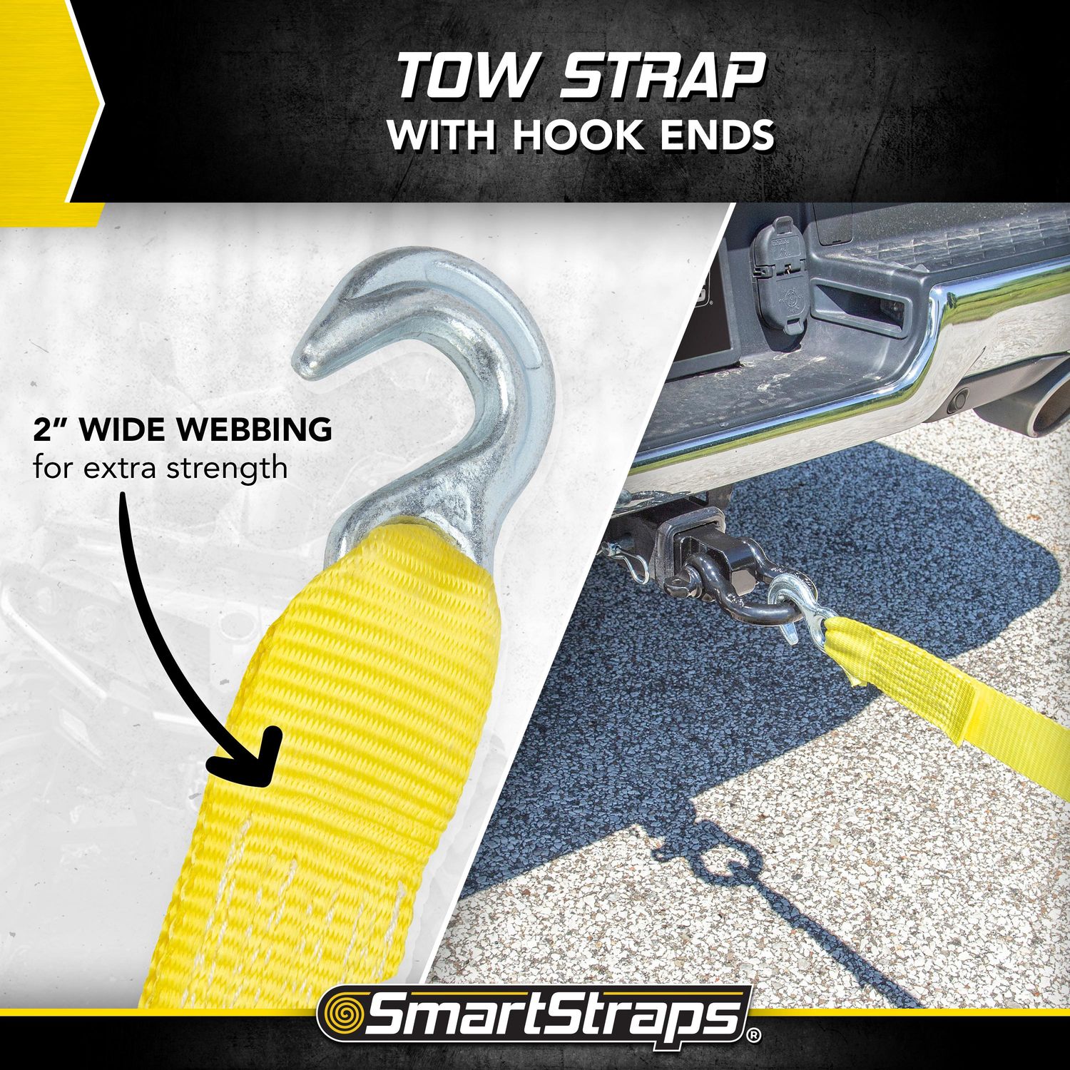 SmartStraps 20ft 9 000lbs Tow Strap