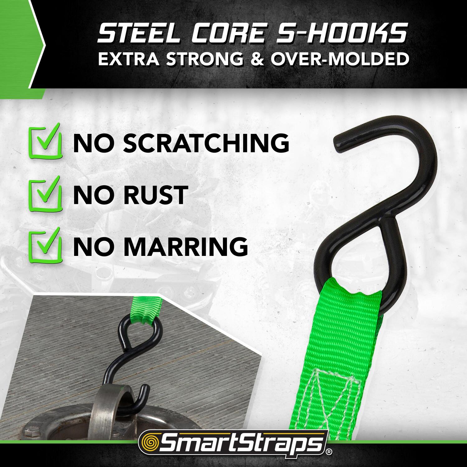SmartStraps 10ft 900lbs Standard Ratchet