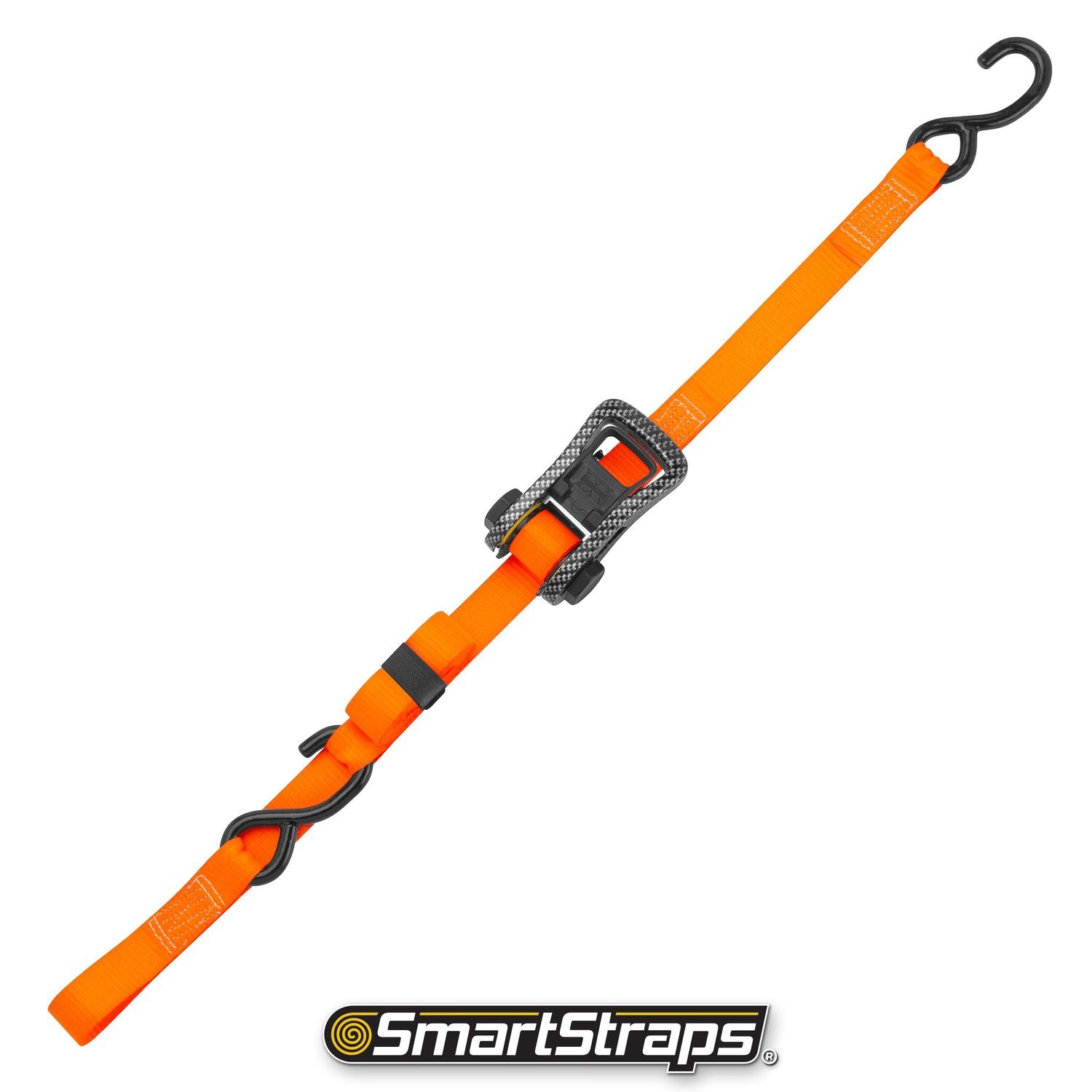 SmartStraps 10ft 3,000lbs CarbonX Ratchet with Tie Down Strap 2 Pack