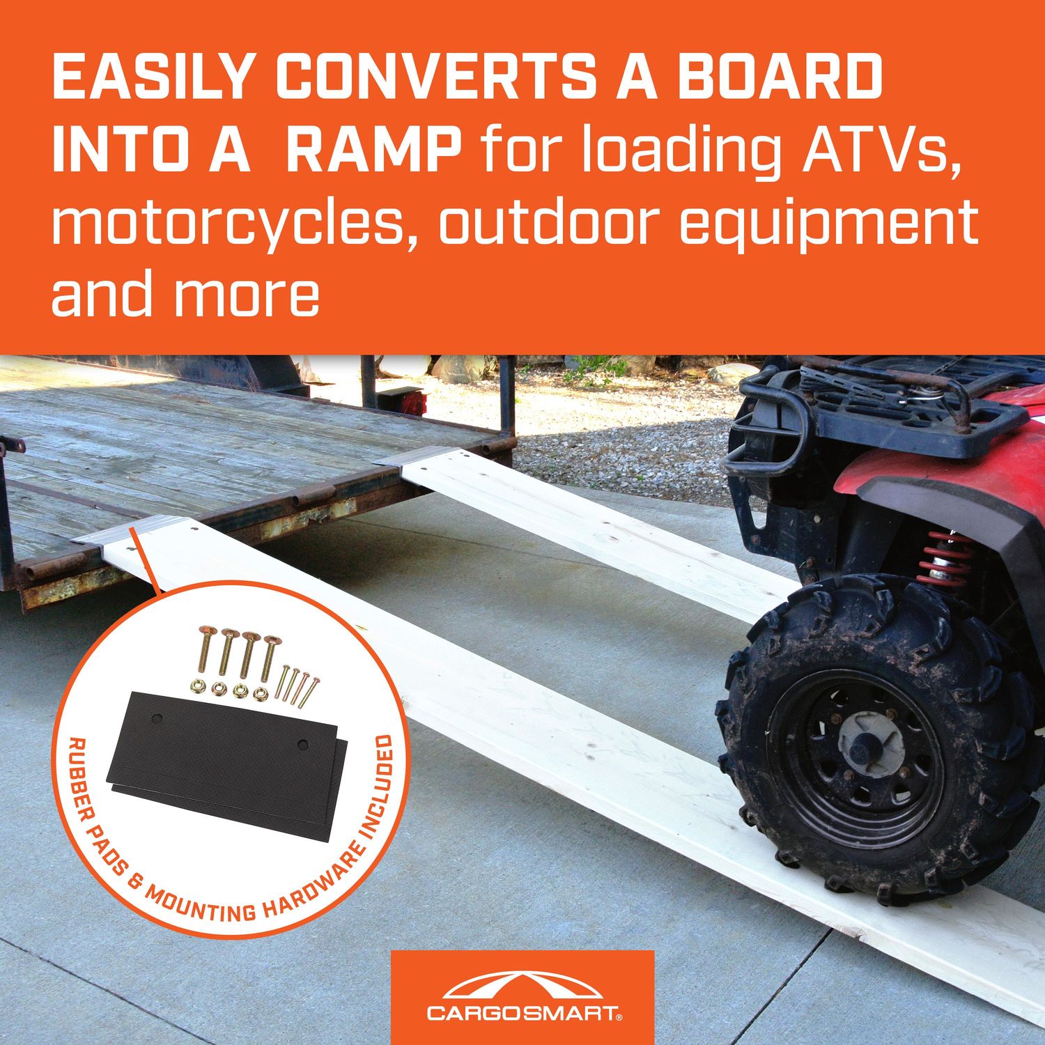 CargoSmart 12in Plate Aluminum Ramp