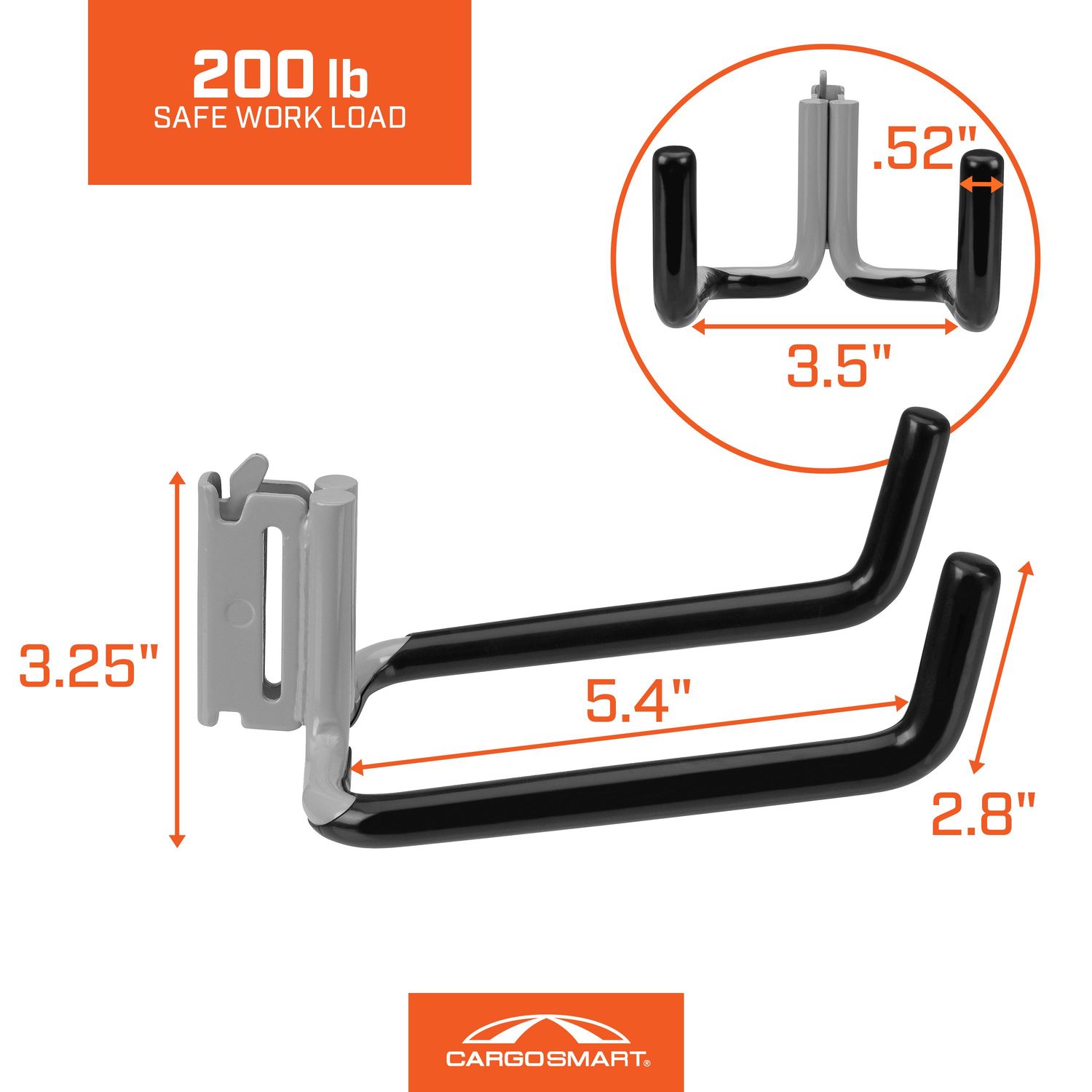 CargoSmart Hook Extended Dual Arm