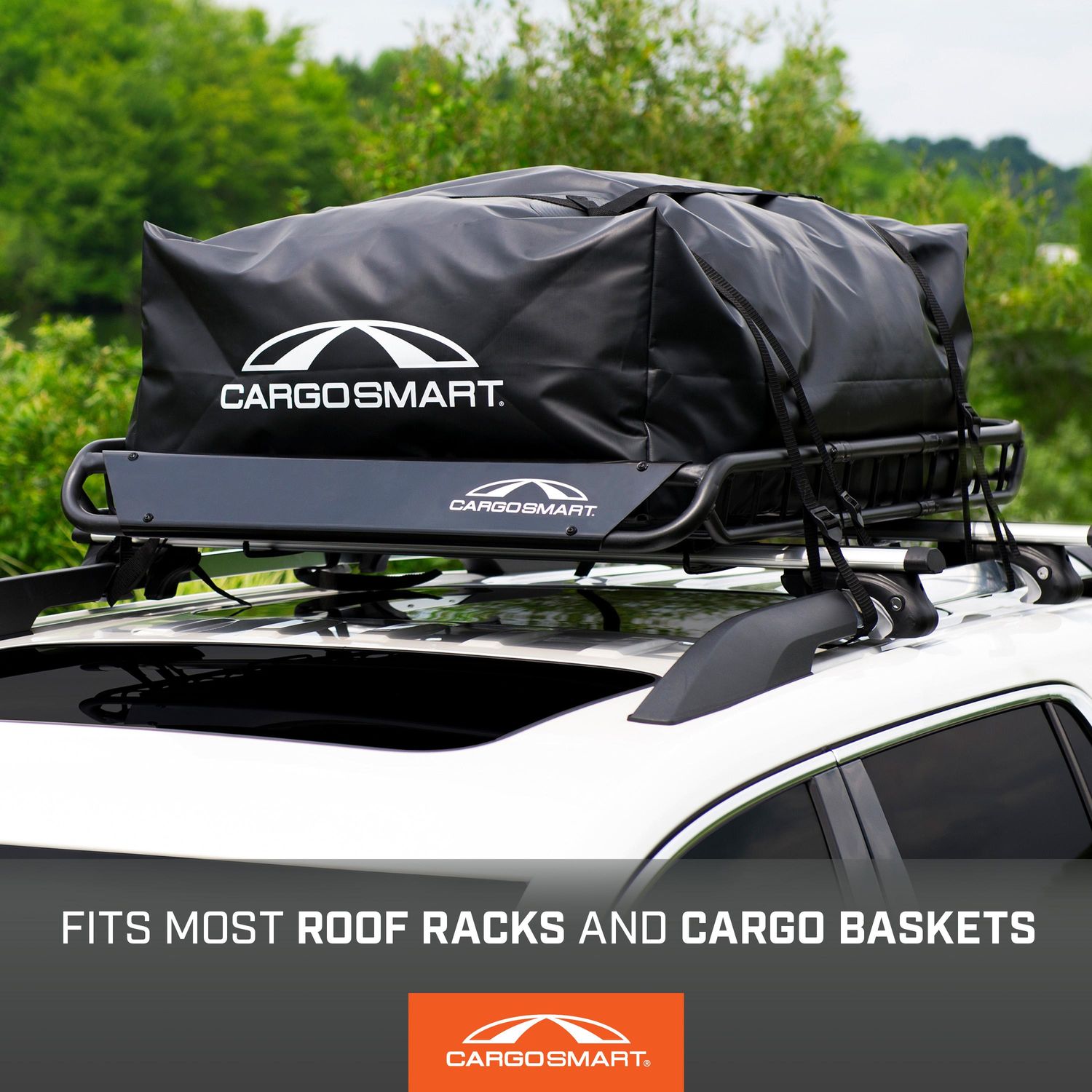 CargoSmart Waterproof Rooftop Cargo Carrier Bag 15cu-ft