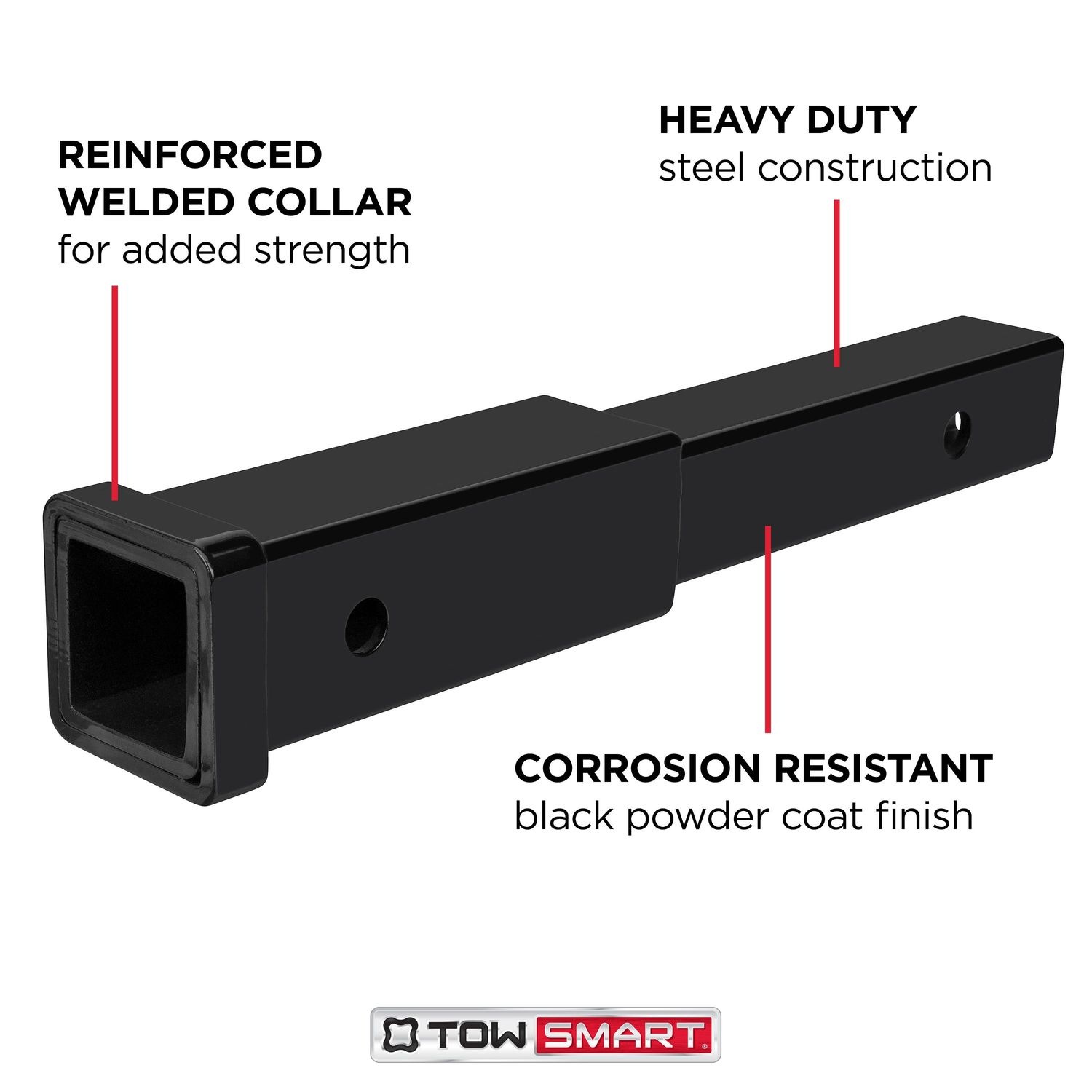 TowSmart 12in Hitch Extension
