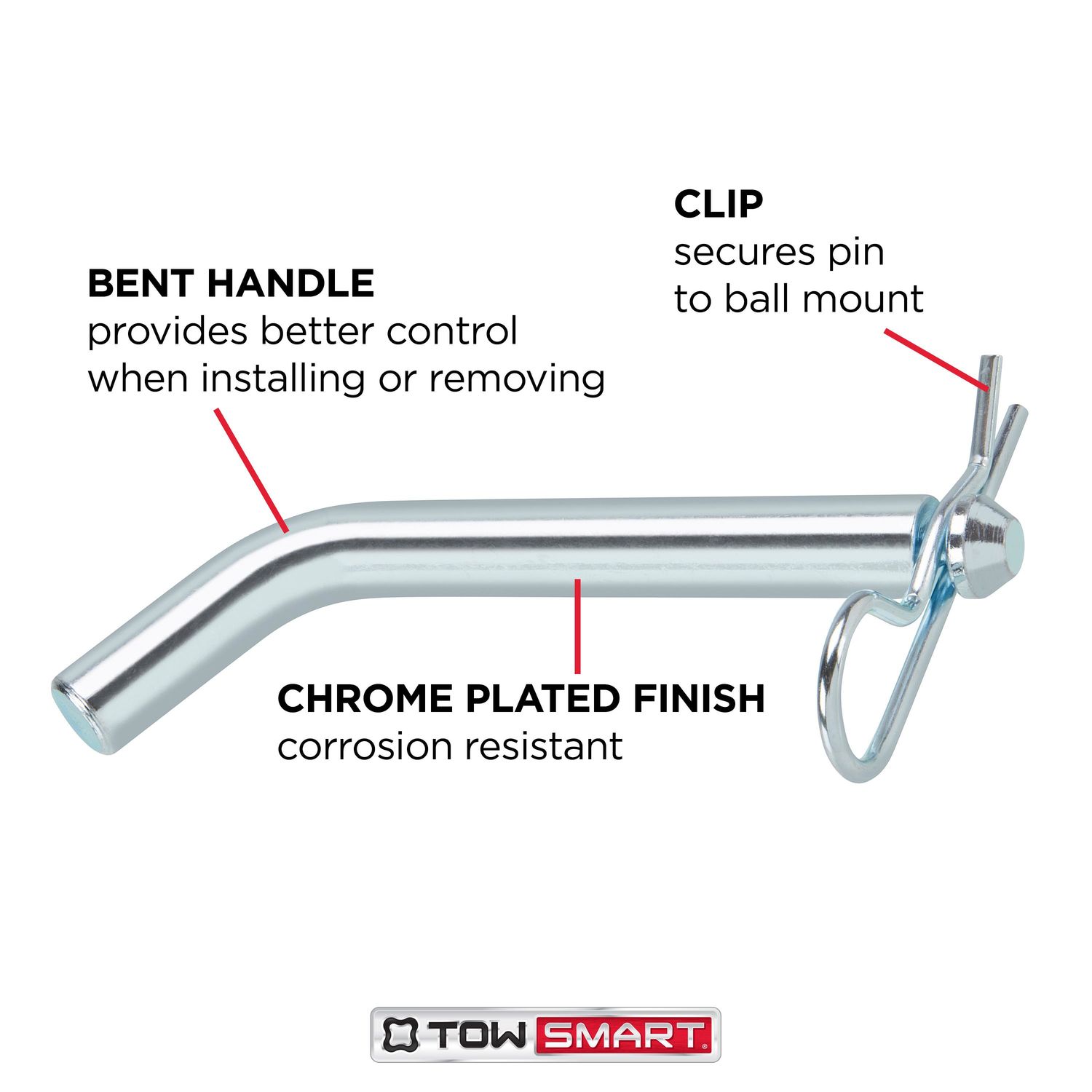 TowSmart 5/8in Class III/IV/V Hitch Pin
