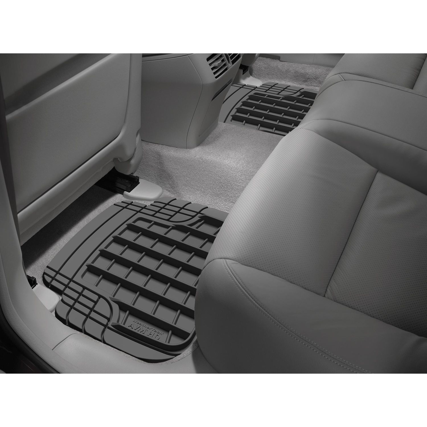 WeatherTech Black Trim-To-Fit Heavy Duty Universal Floor Mat 4 Piece