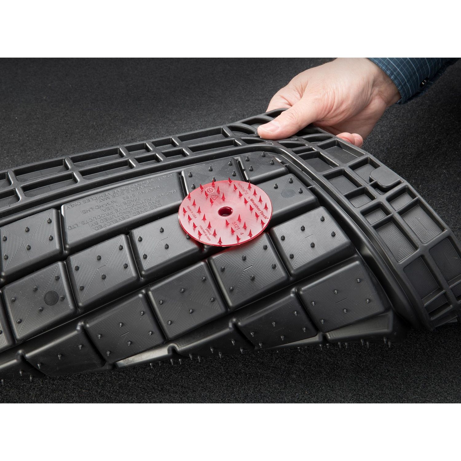 WeatherTech Black Trim-To-Fit Heavy Duty Universal Floor Mat 4 Piece